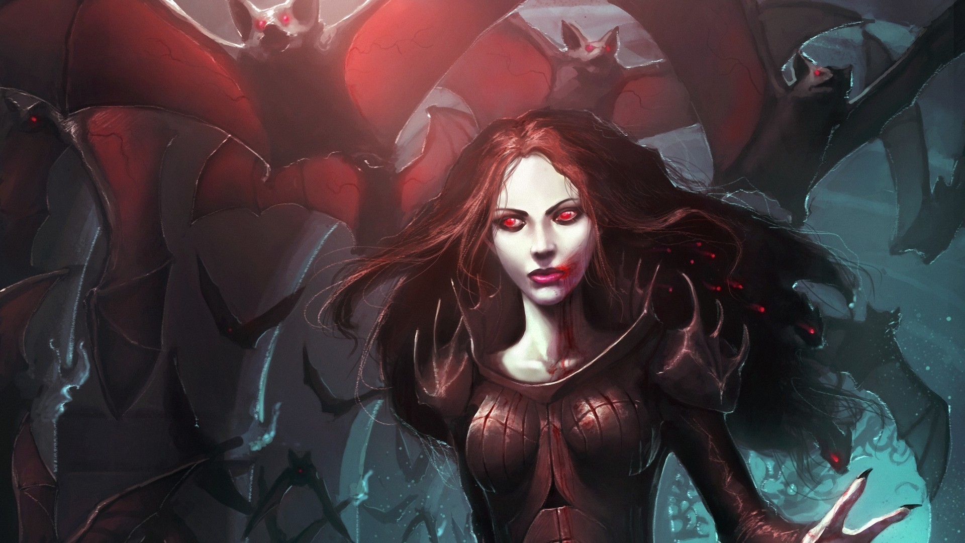 Dark Veil: Vampire Queen's Nightfall HD Wallpaper