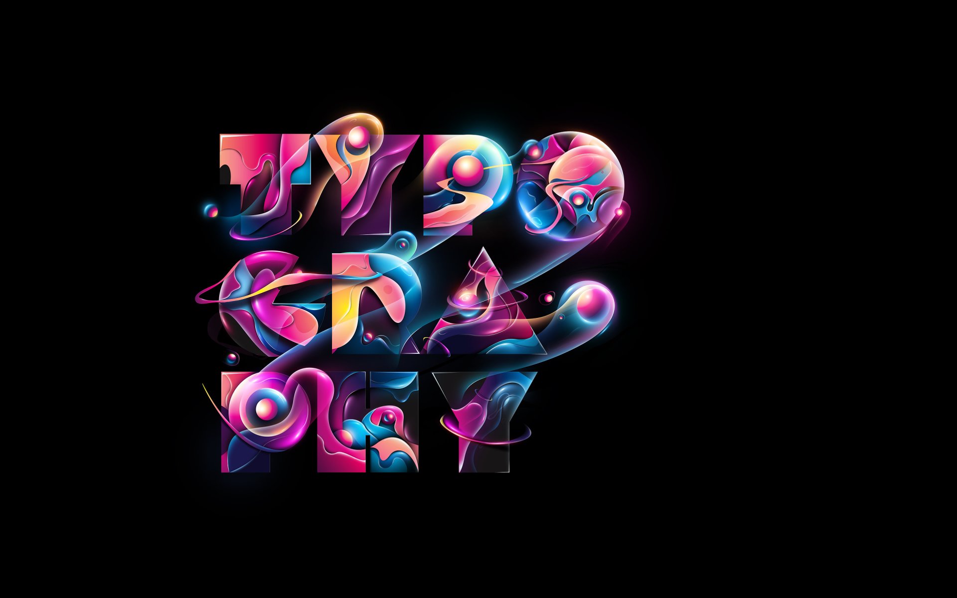 Download Artistic Typography HD Wallpaper