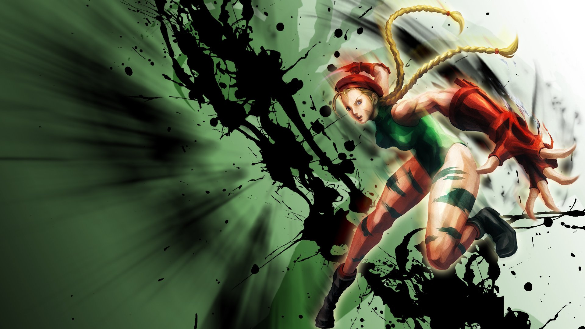 Street Fighter HD Wallpaper — Cammy: Green Fury | 1920x1080 | Wallpaper ...