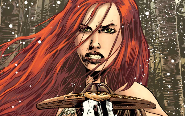 Download Comic Red Sonja 4k Ultra HD Wallpaper