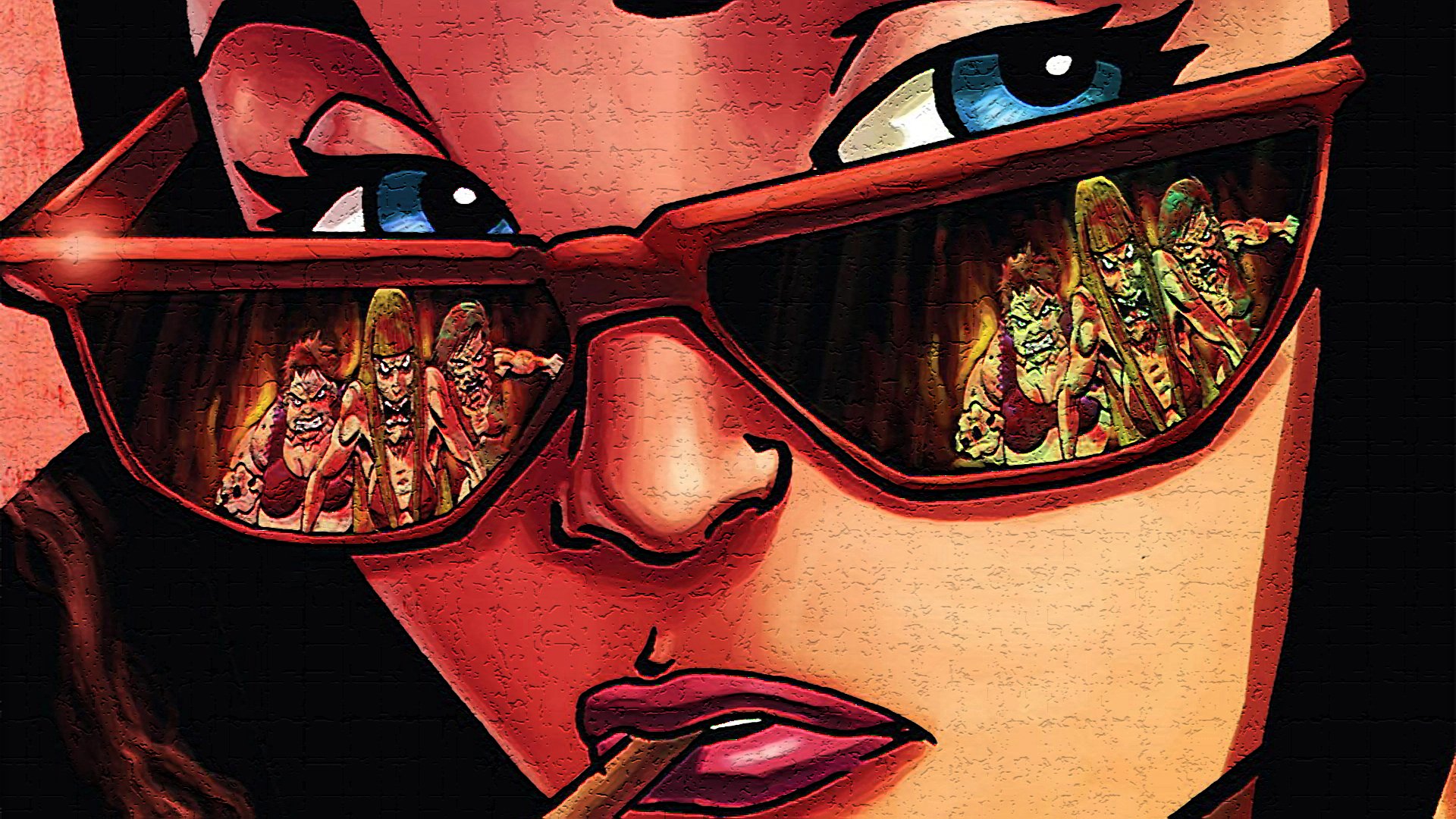 Download Comic Alpha Girl HD Wallpaper