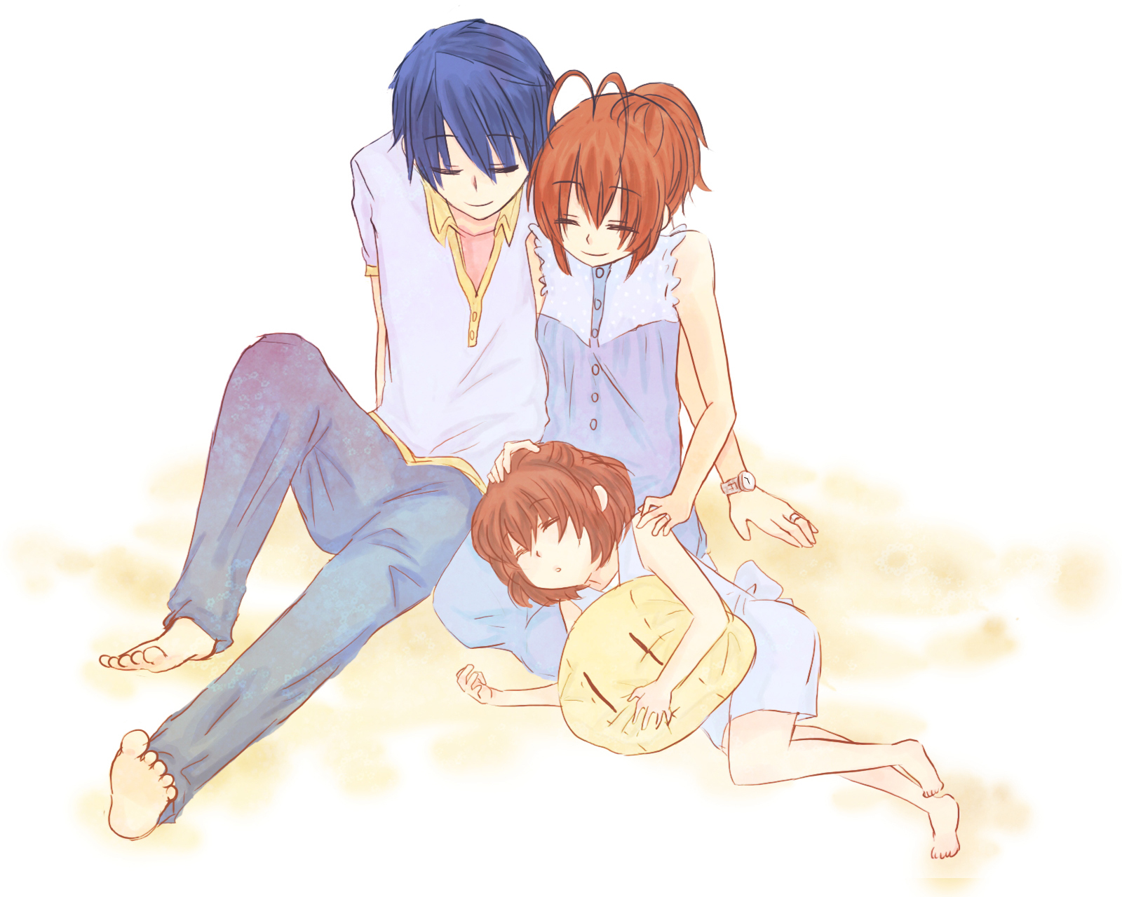 Download Tomoya Okazaki Ushio Okazaki Nagisa Furukawa Anime Clannad ...