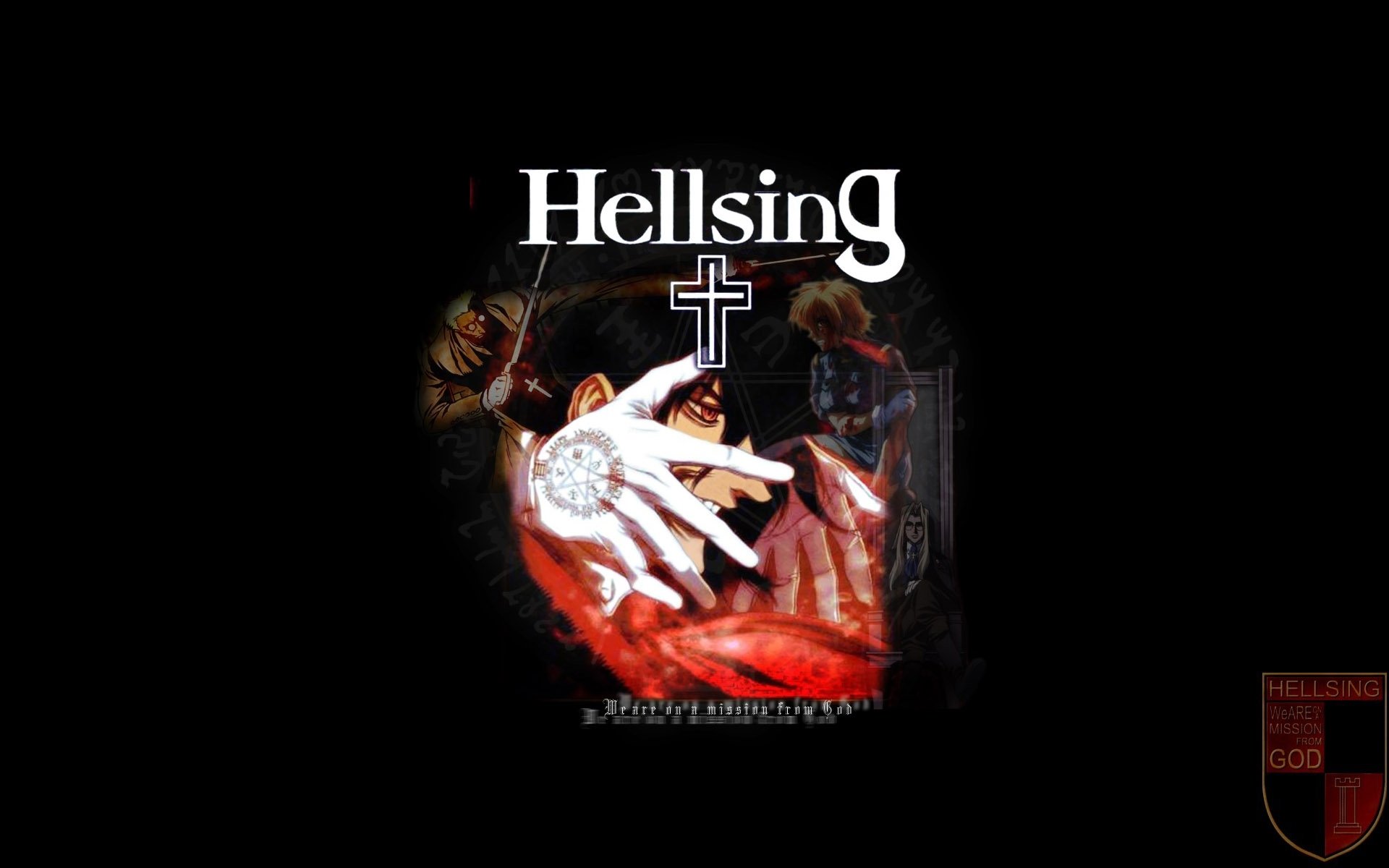 Hellsing Anime HD Wallpaper – Dark Fantasy Unleashed | 1920x1200 ...