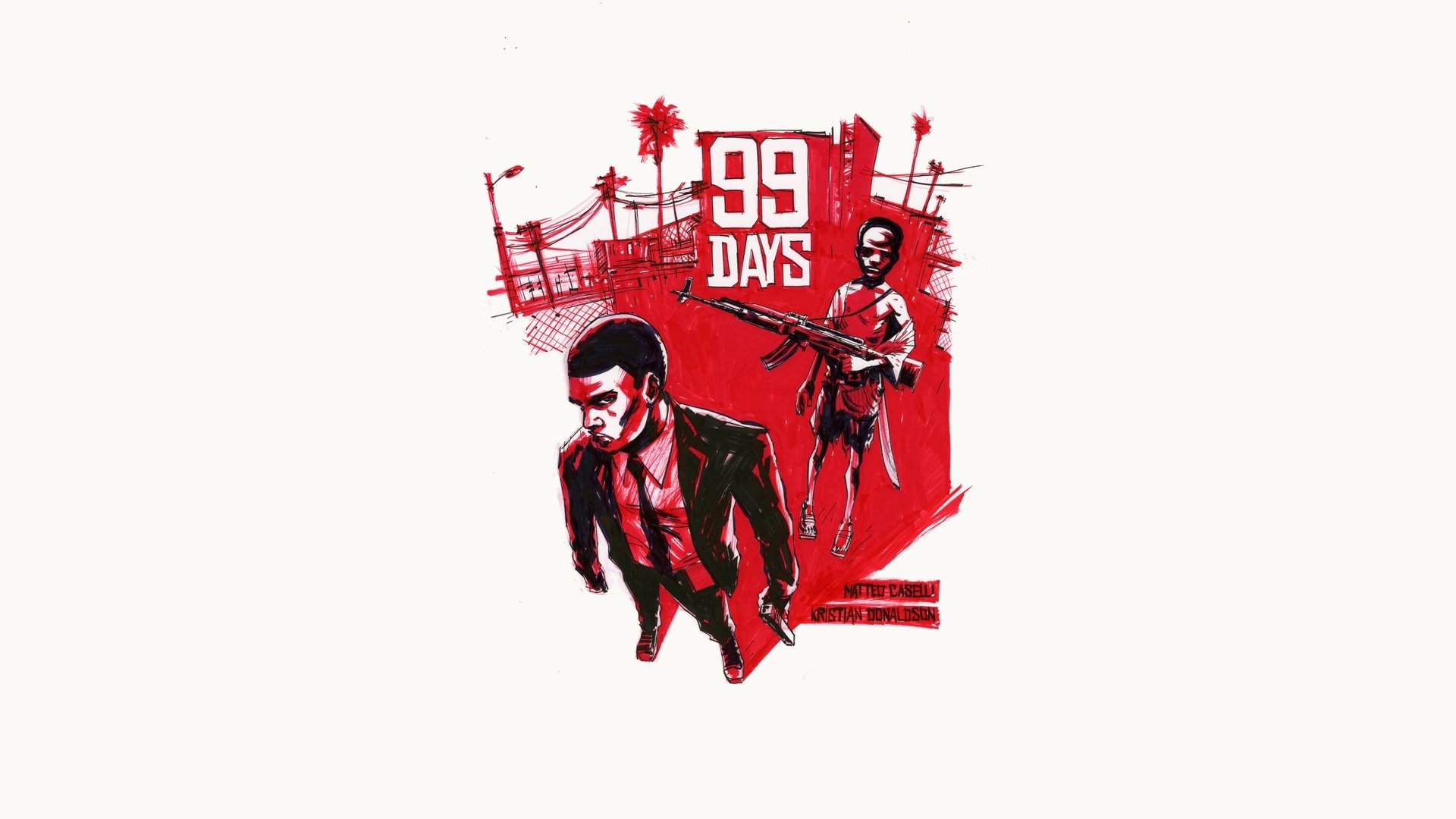 Download Comic 99 Days HD Wallpaper
