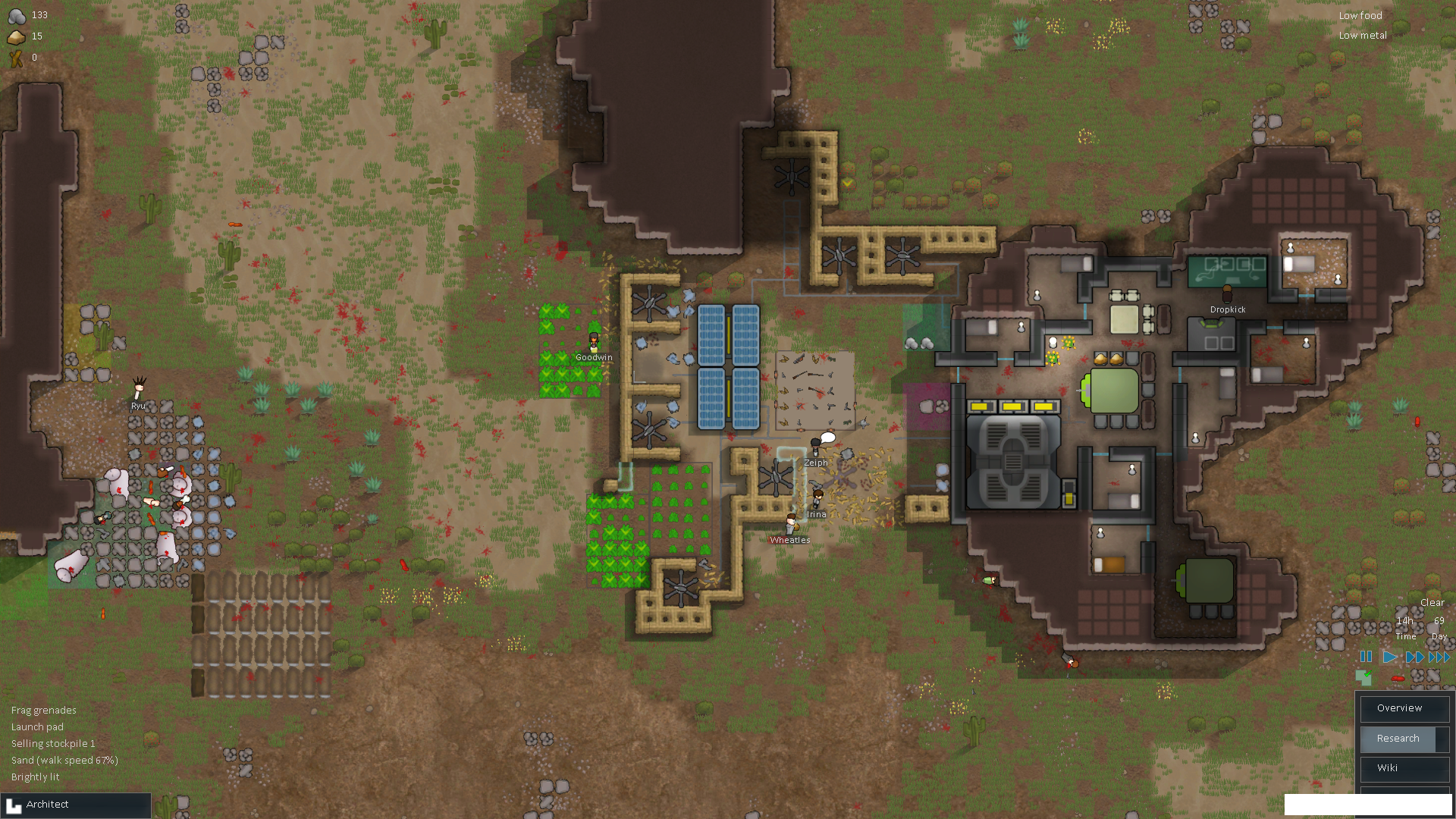 RimWorld Game Base HD Wallpaper
