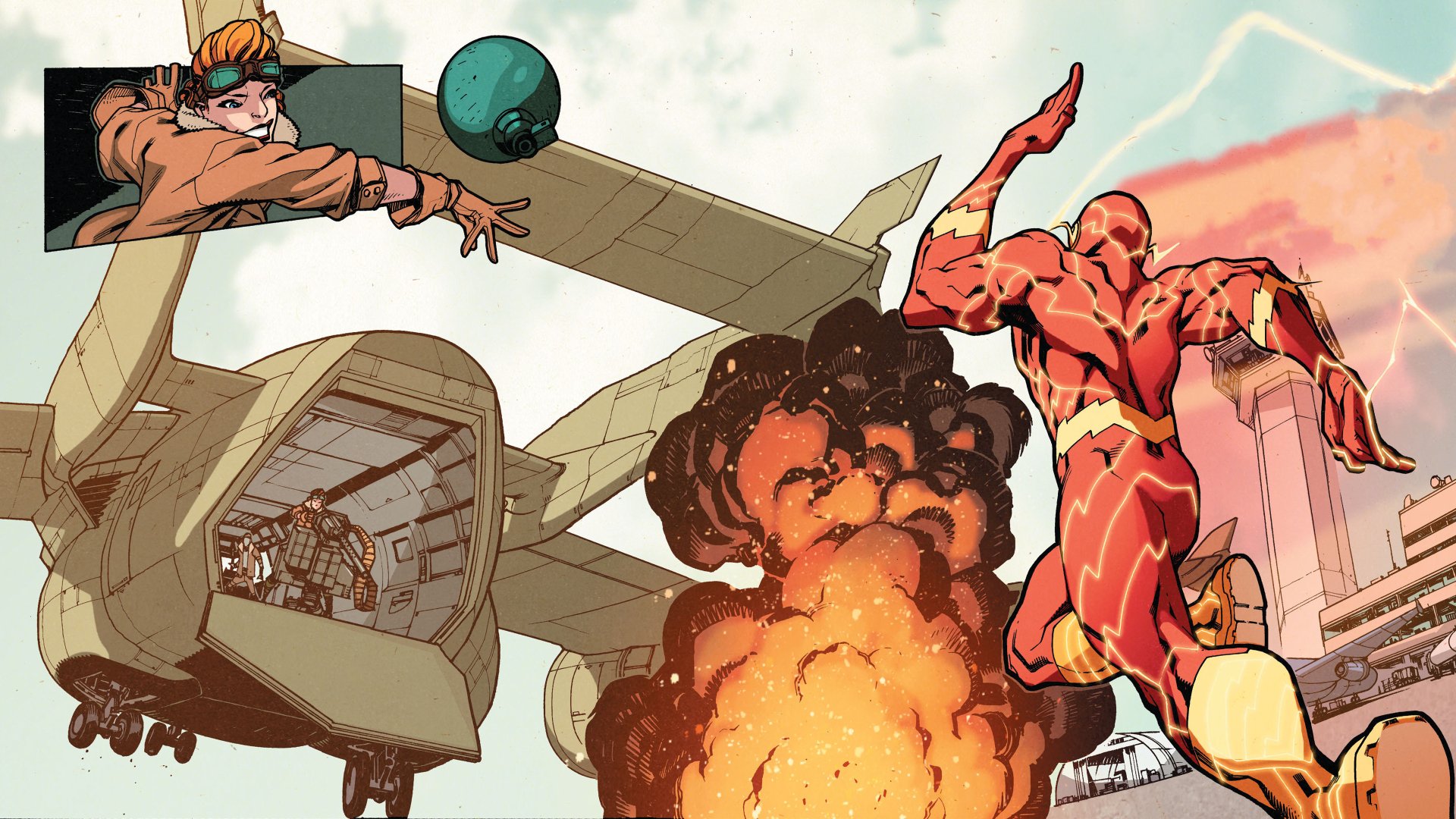 Dynamic Flash Comic - 4K Ultra HD Wallpaper Adventure