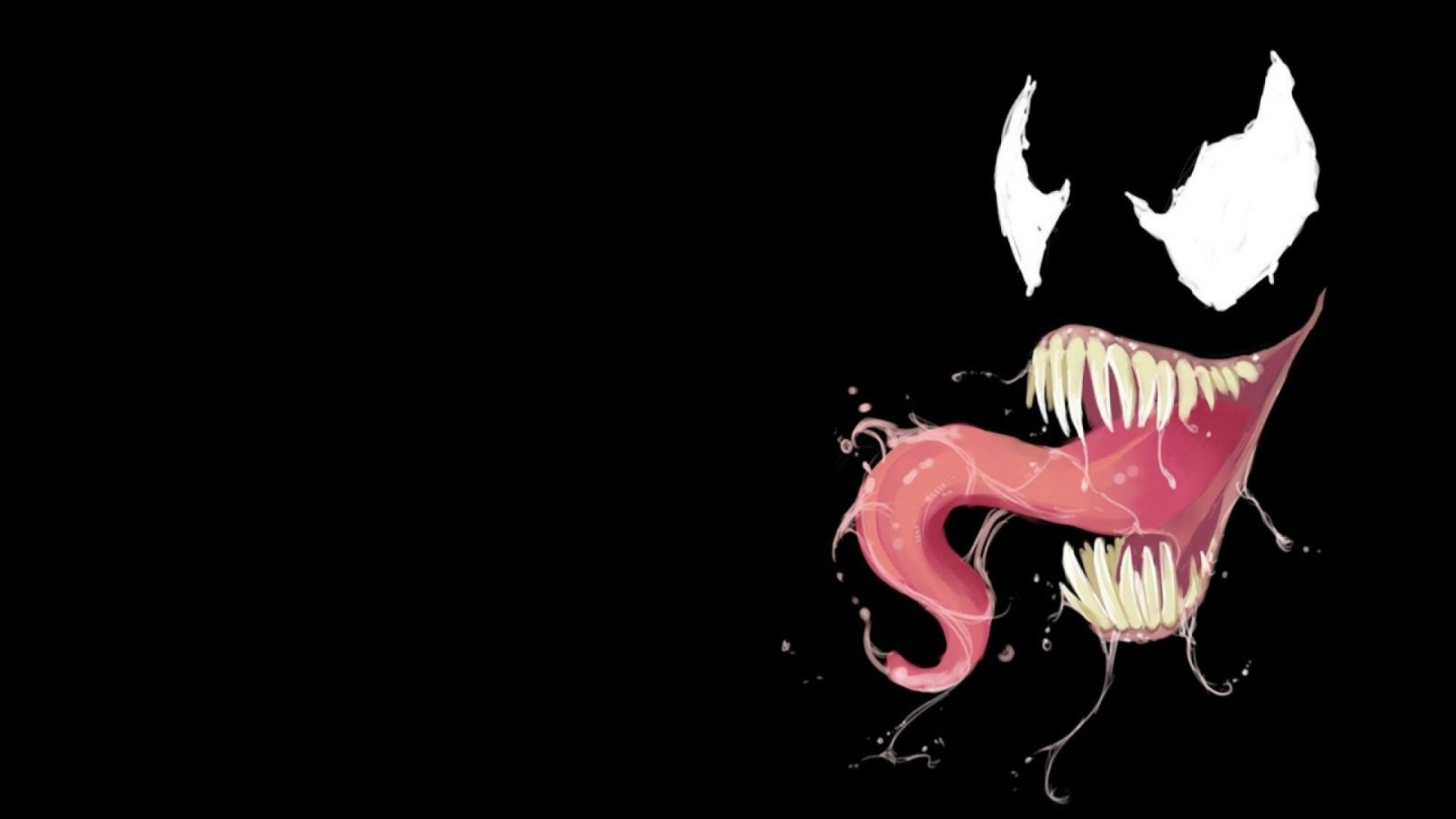 Venom Unleashed: HD Comic Wallpaper with Fierce Fury