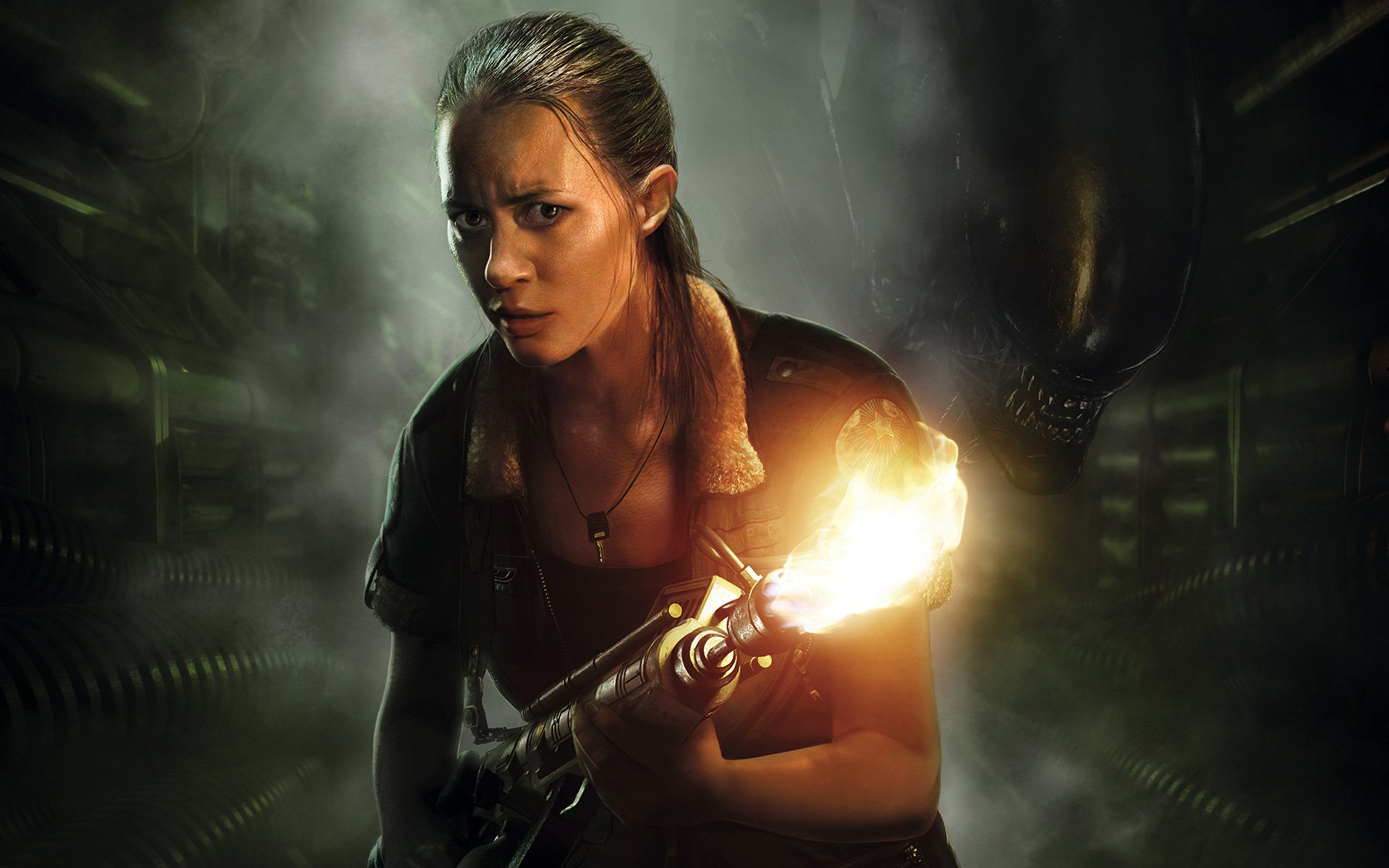 Amanda Ripley in Alien: Isolation – Intense HD Video Game Wallpaper