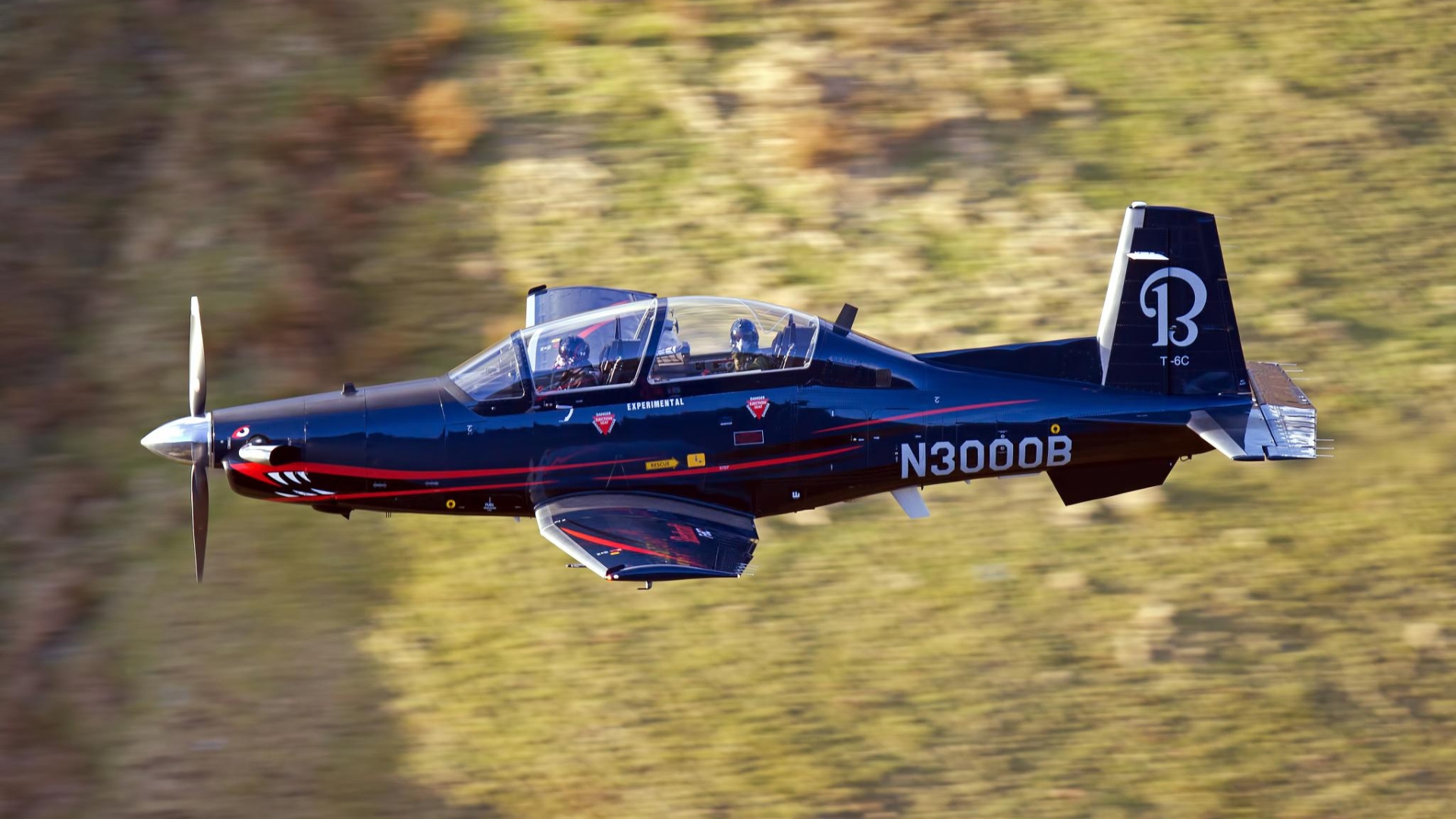 Download Military Beechcraft T-6 Texan Ii HD Wallpaper