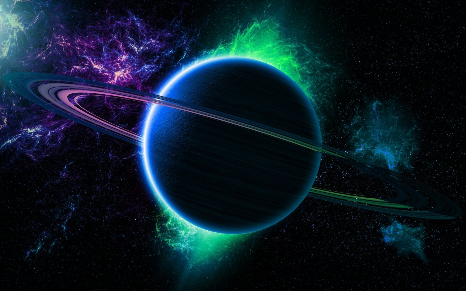 Sci Fi Planetary Ring HD Wallpaper