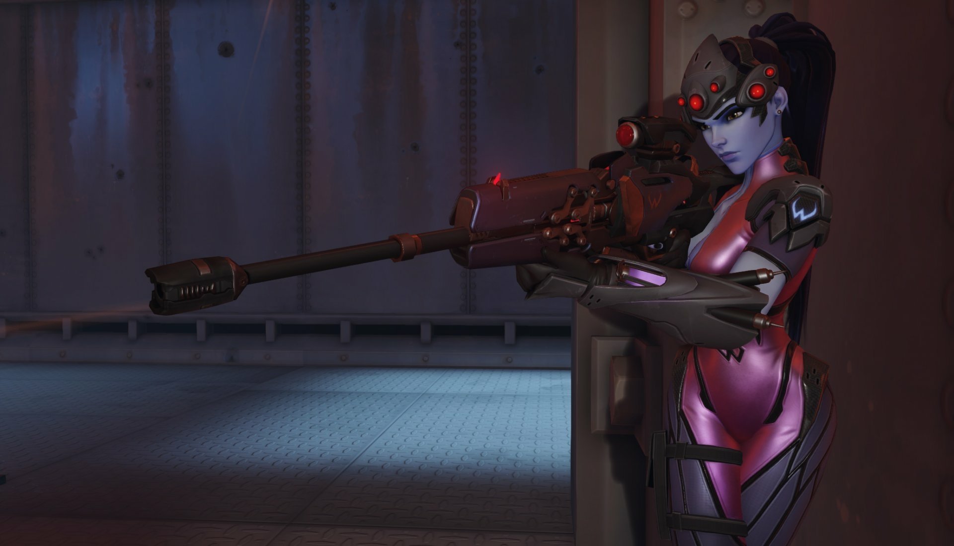 Widowmaker HD Wallpaper - Overwatch Sniper in Action