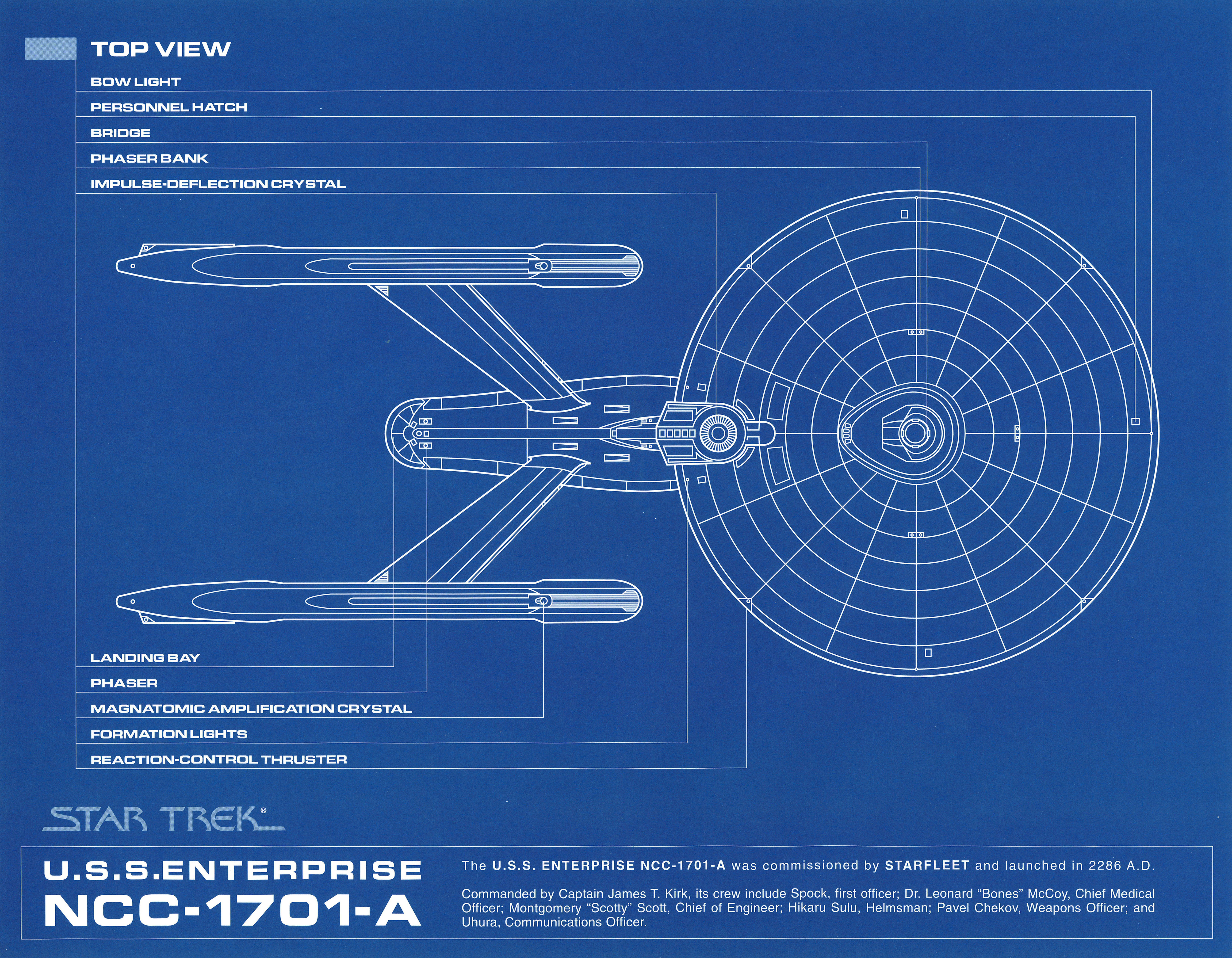 Star Trek 4K Blueprint: Ultimate Sci-Fi Spaceship Wallpaper