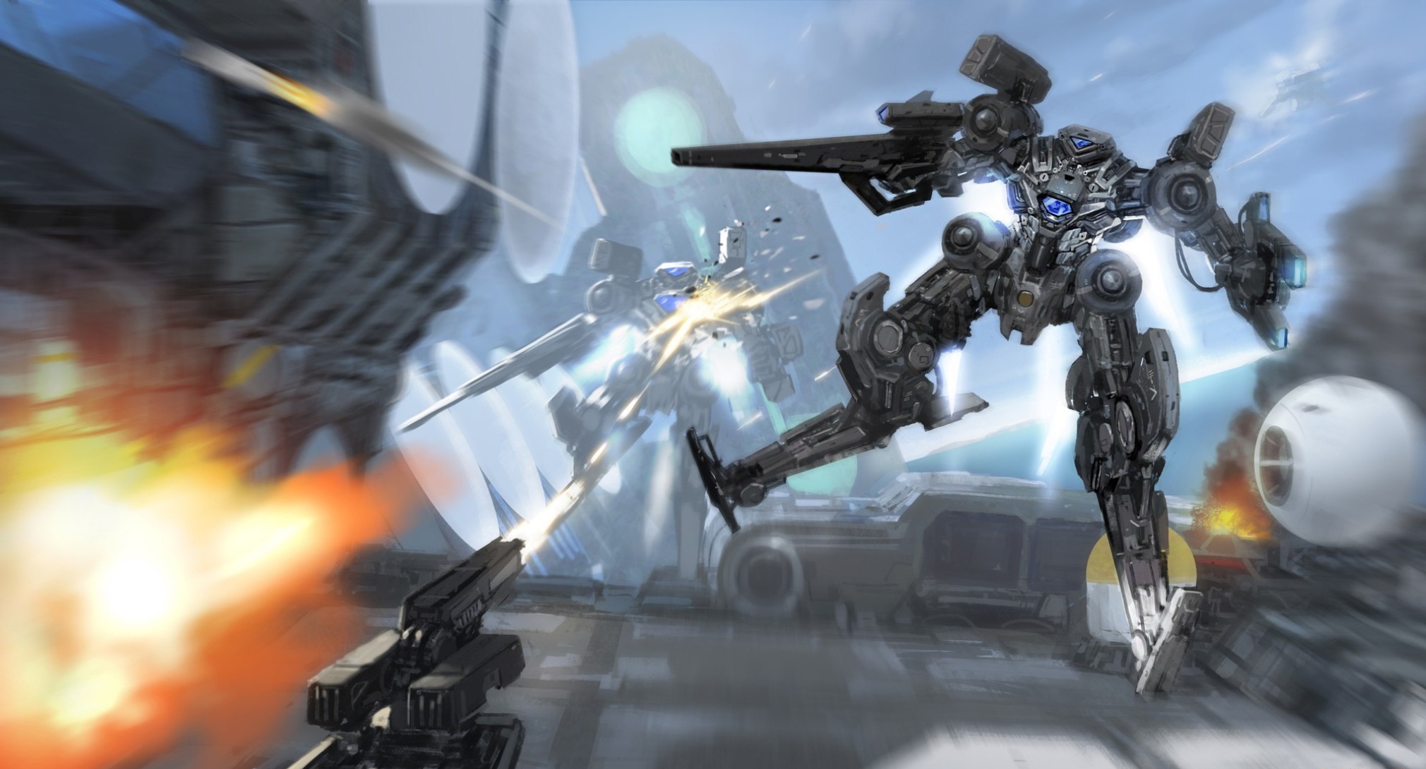 Download Sci Fi Robot HD Wallpaper by Ricky Ryan