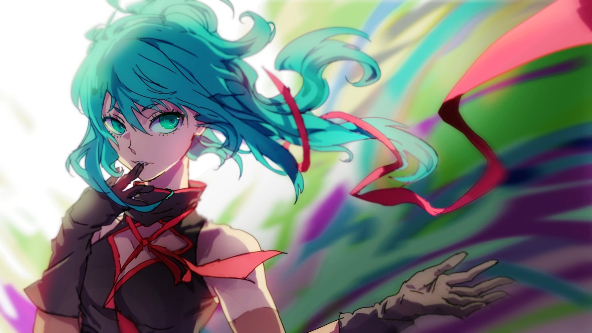 Hatsune Miku: Neon Breeze — HD Vocaloid Wallpaper | 1920x1080 ...