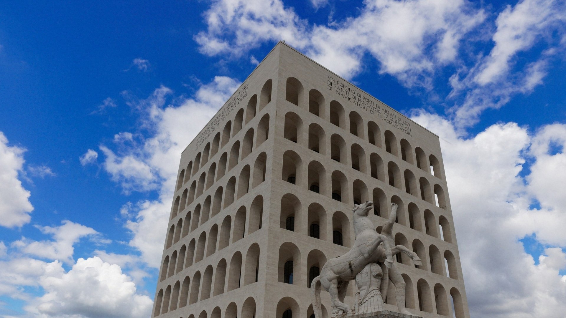 Man Made Square Colosseum HD Wallpaper