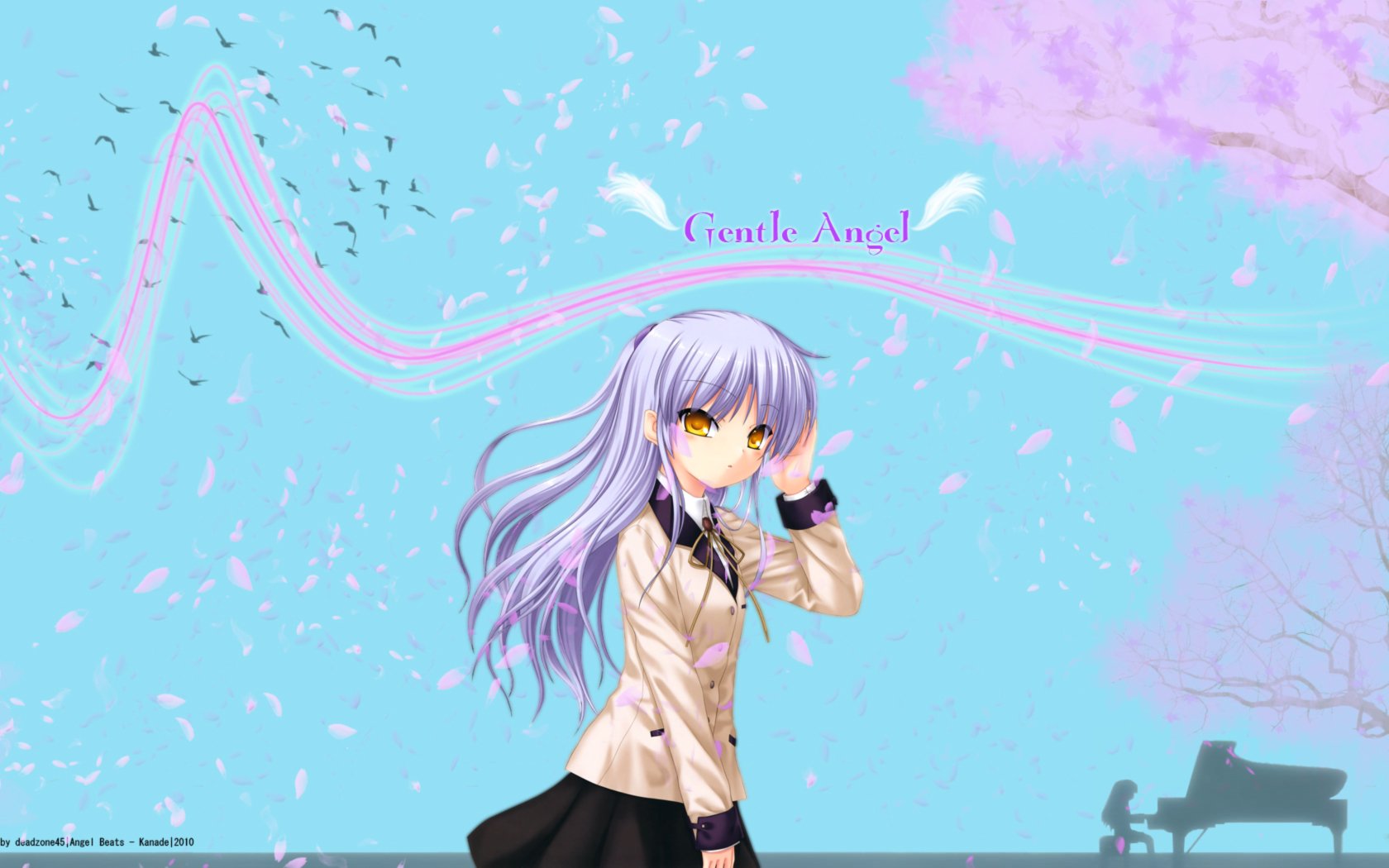 Kanade Tachibana - Angel Beats! HD Wallpaper: The Gentle Angel in Bloom ...