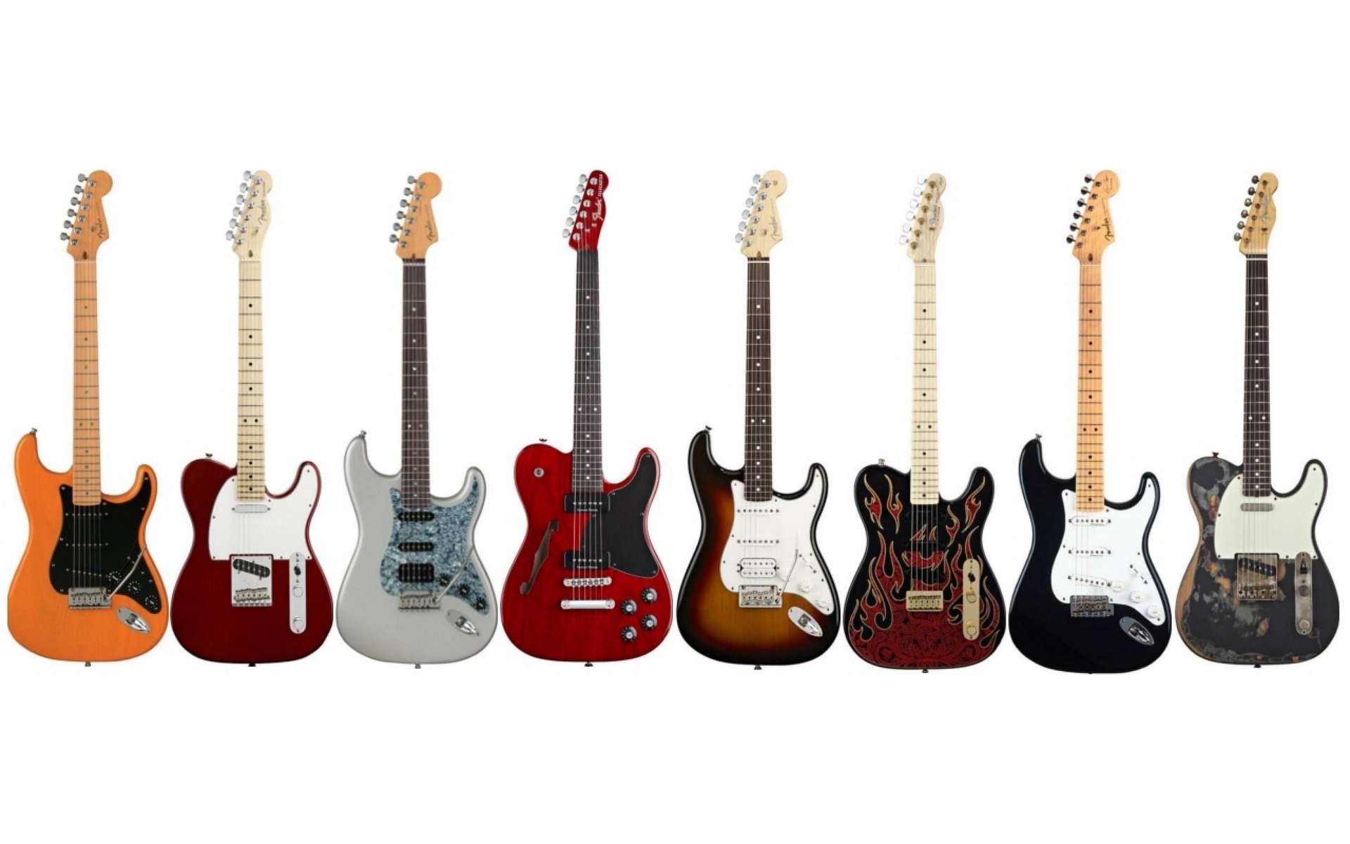 Vibrant Guitar Collection: HD Music Wallpaper Showcase