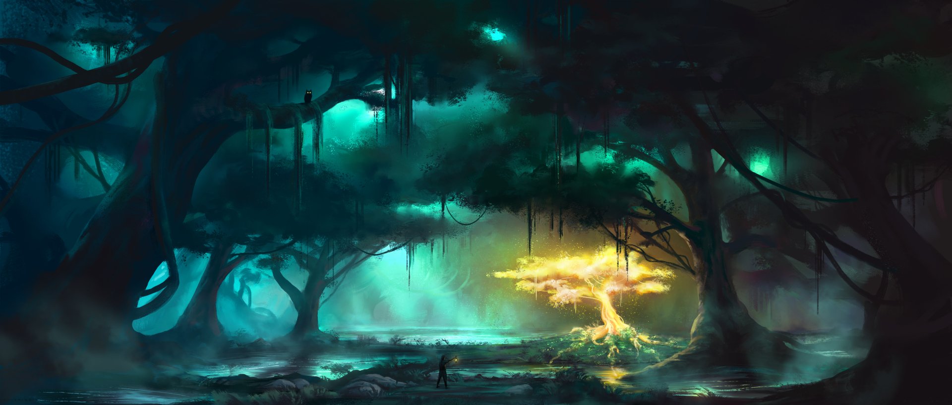 Enchanting Forest Fantasy - HD Wallpaper by Marius Janusonis