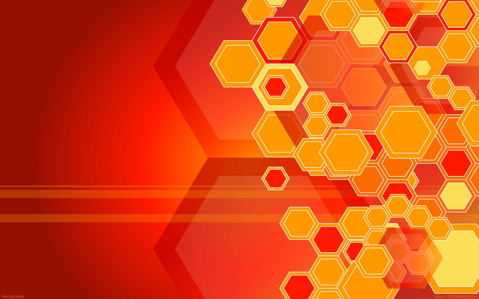 Download Abstract Hexagon HD Wallpaper