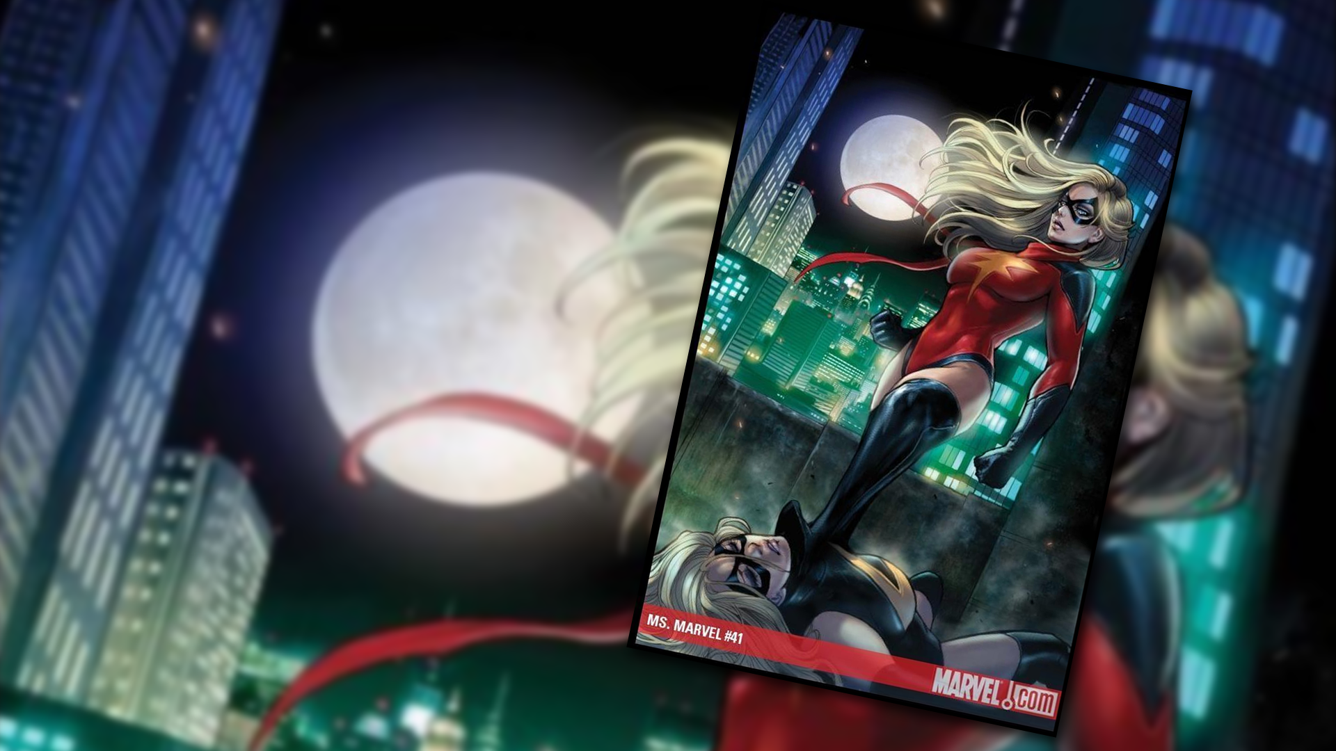 Download Ms. Marvel Comic Earth 616 HD Wallpaper | 1920x1080 ...