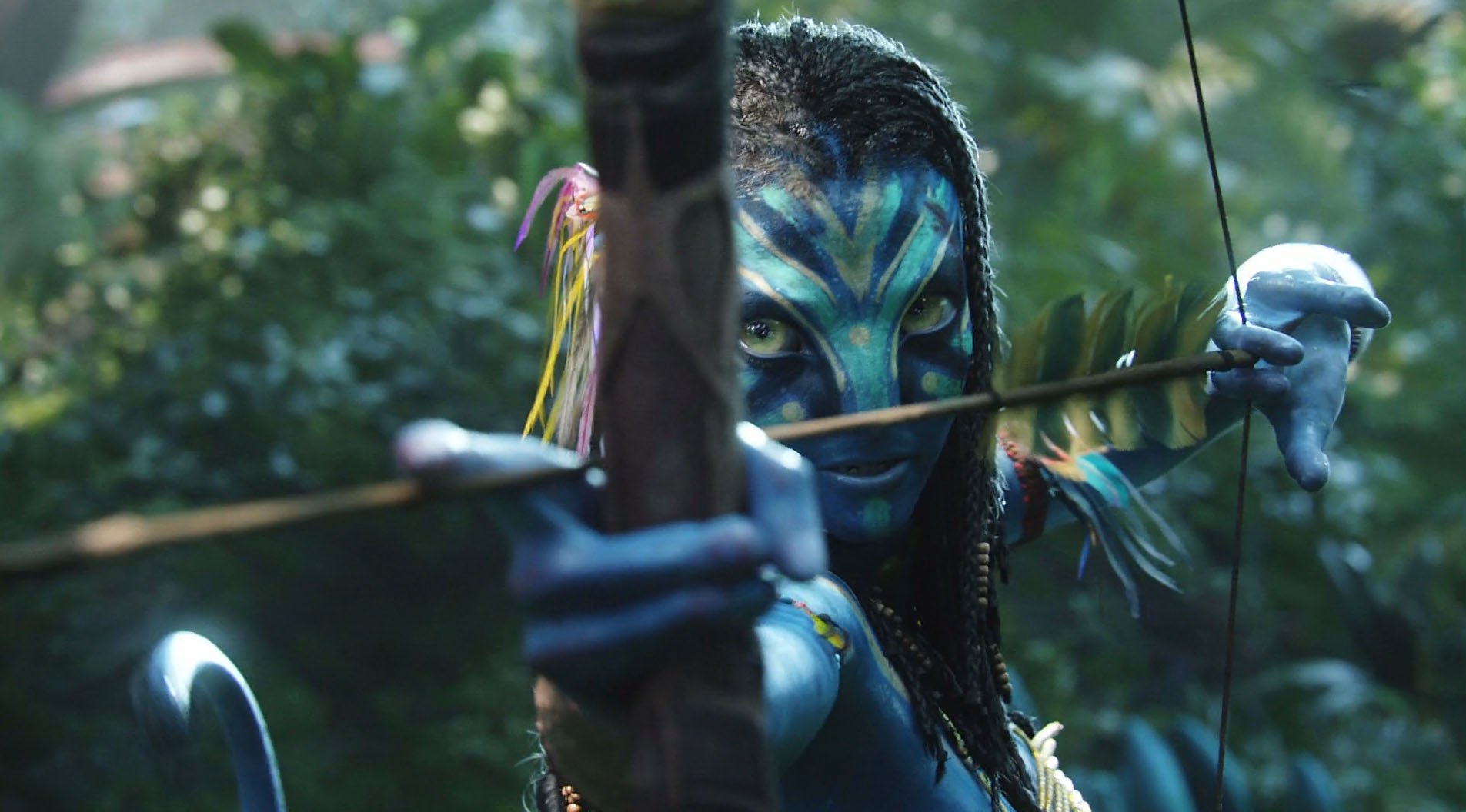 Avatar HD Wallpaper: Epic Bow and Arrow Action Scene | 1905x1056 ...