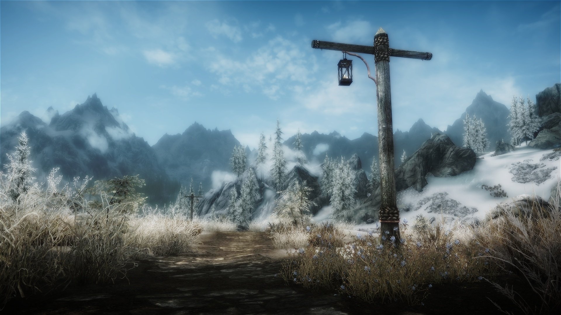 Skyrim HD Wallpaper – Epic Elder Scrolls V Landscape View