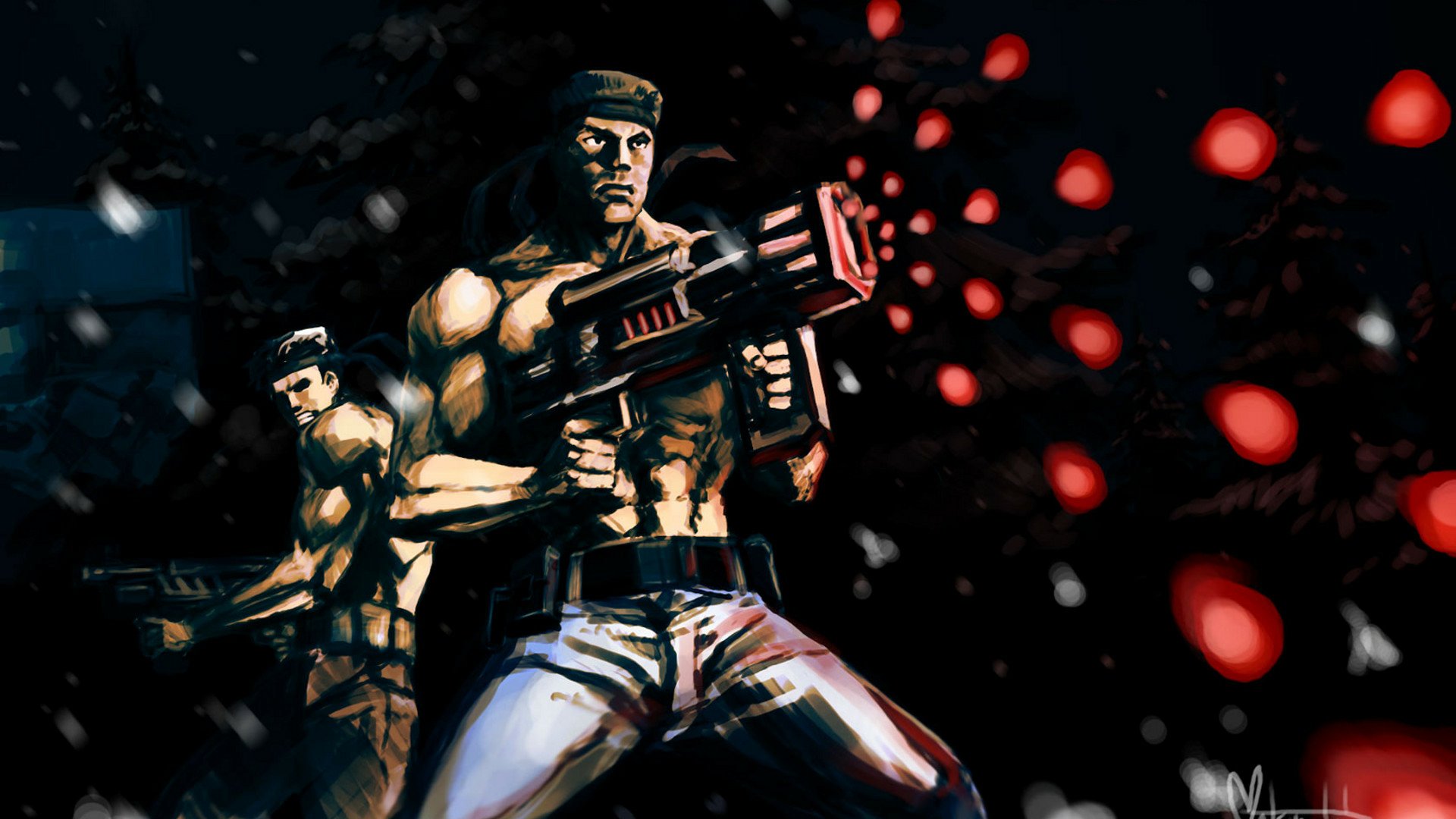 Download Video Game Contra HD Wallpaper