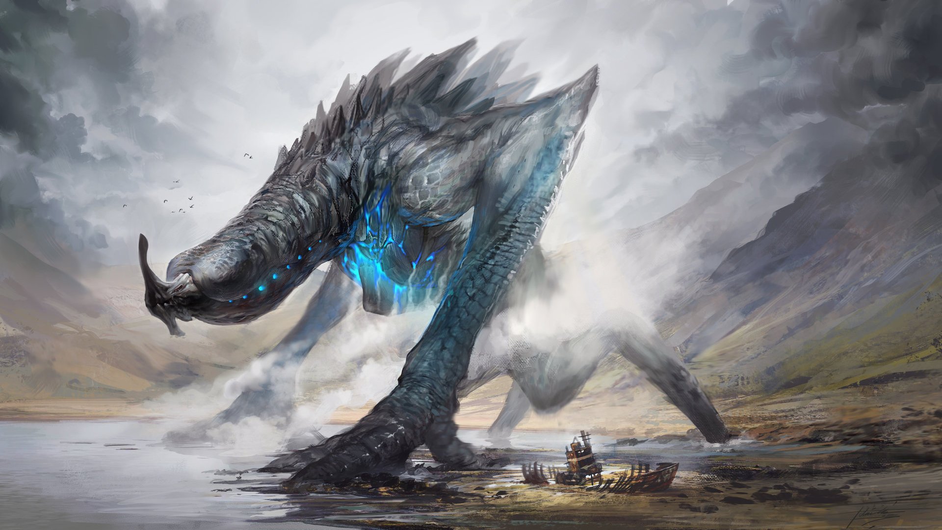 Epic Fantasy Creature HD Wallpaper