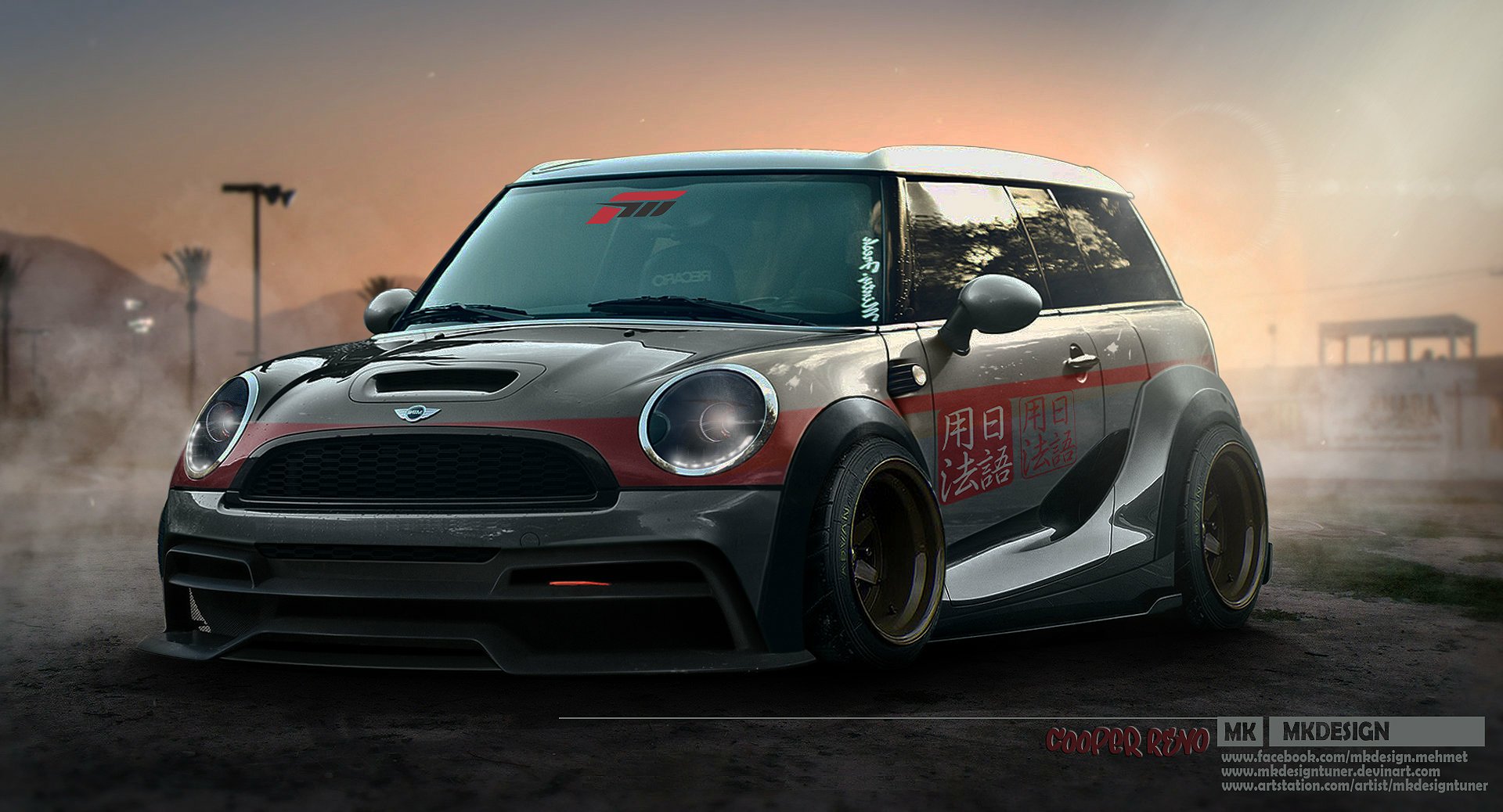 HD Mini Cooper Ride: Sleek Urban Performance by MEHMET KIRAT