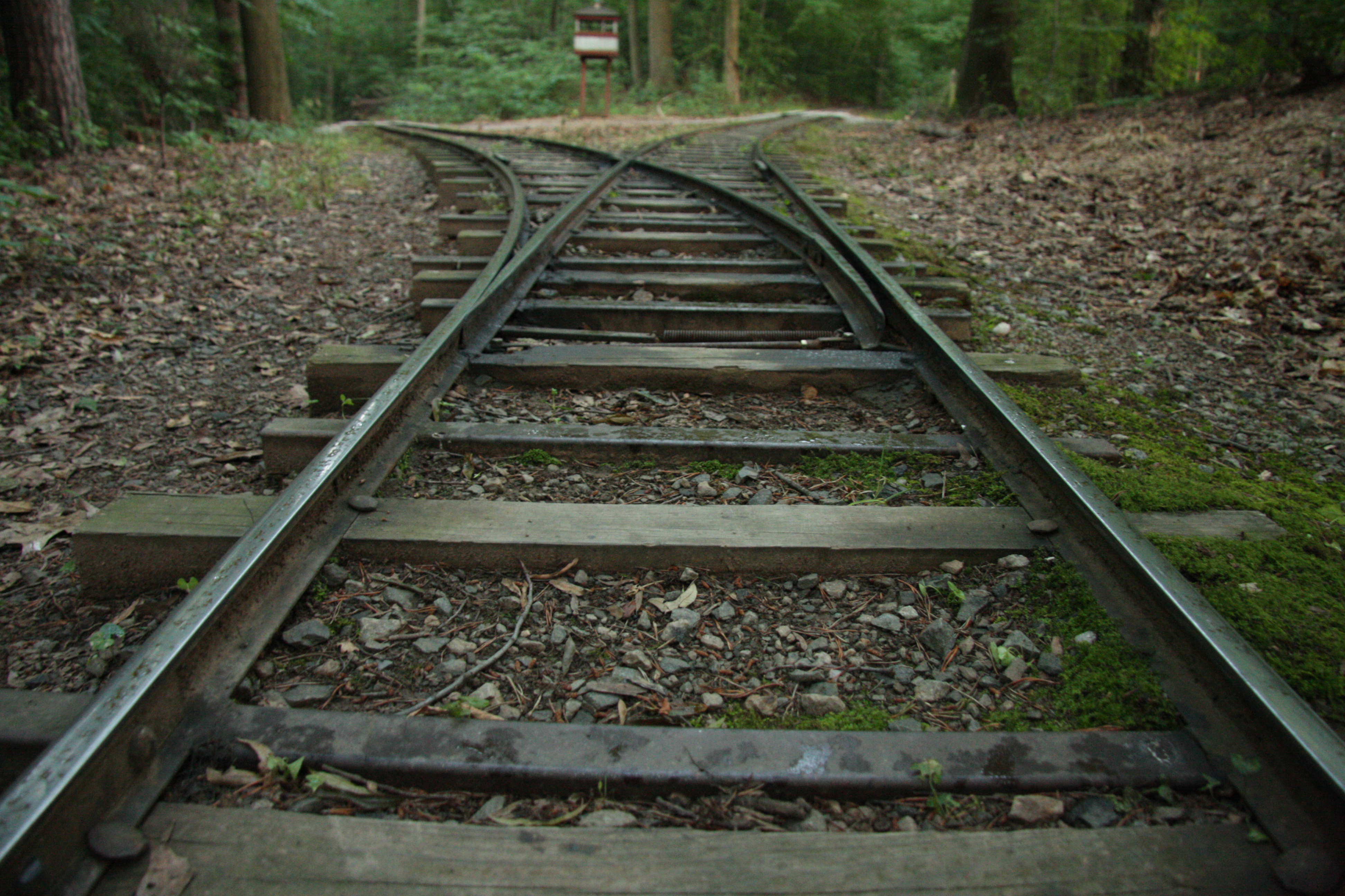 Download Man Made Railroad 4k Ultra HD Wallpaper