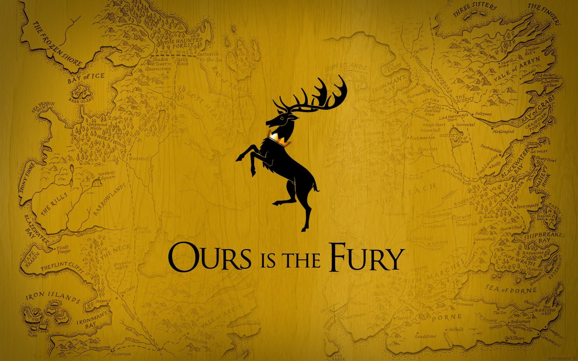House Baratheon Stag - Ours is the Fury | Game of Thrones HD Wallpaper
