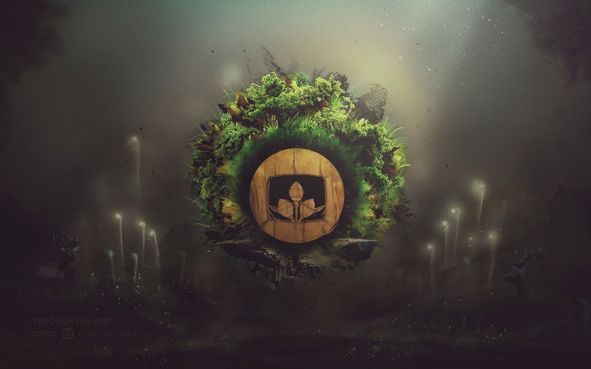 Download Artistic Desktopography HD Wallpaper by Chris Koch