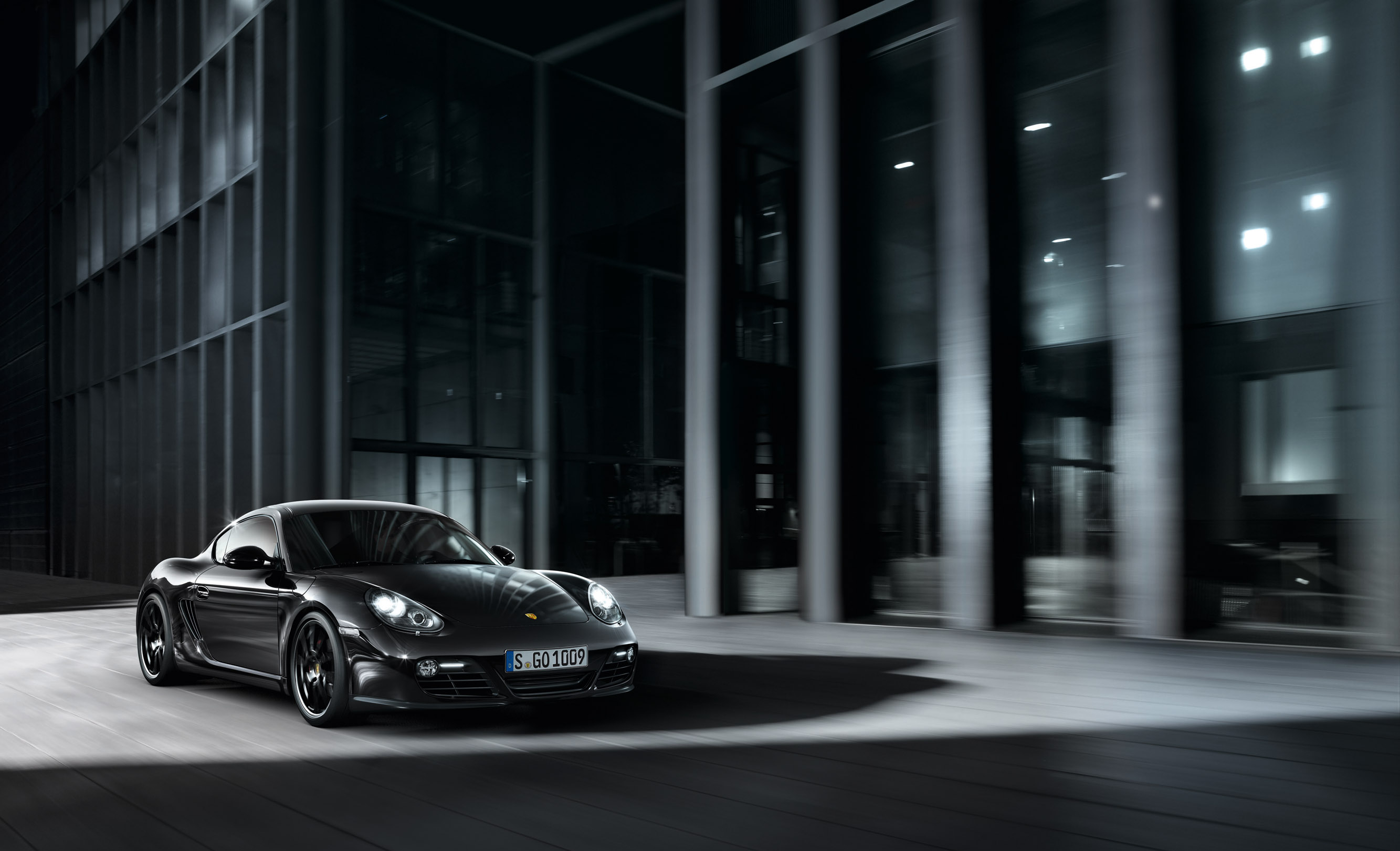Download Black Car Car Porsche Porsche Cayman Vehicle Porsche Cayman S ...