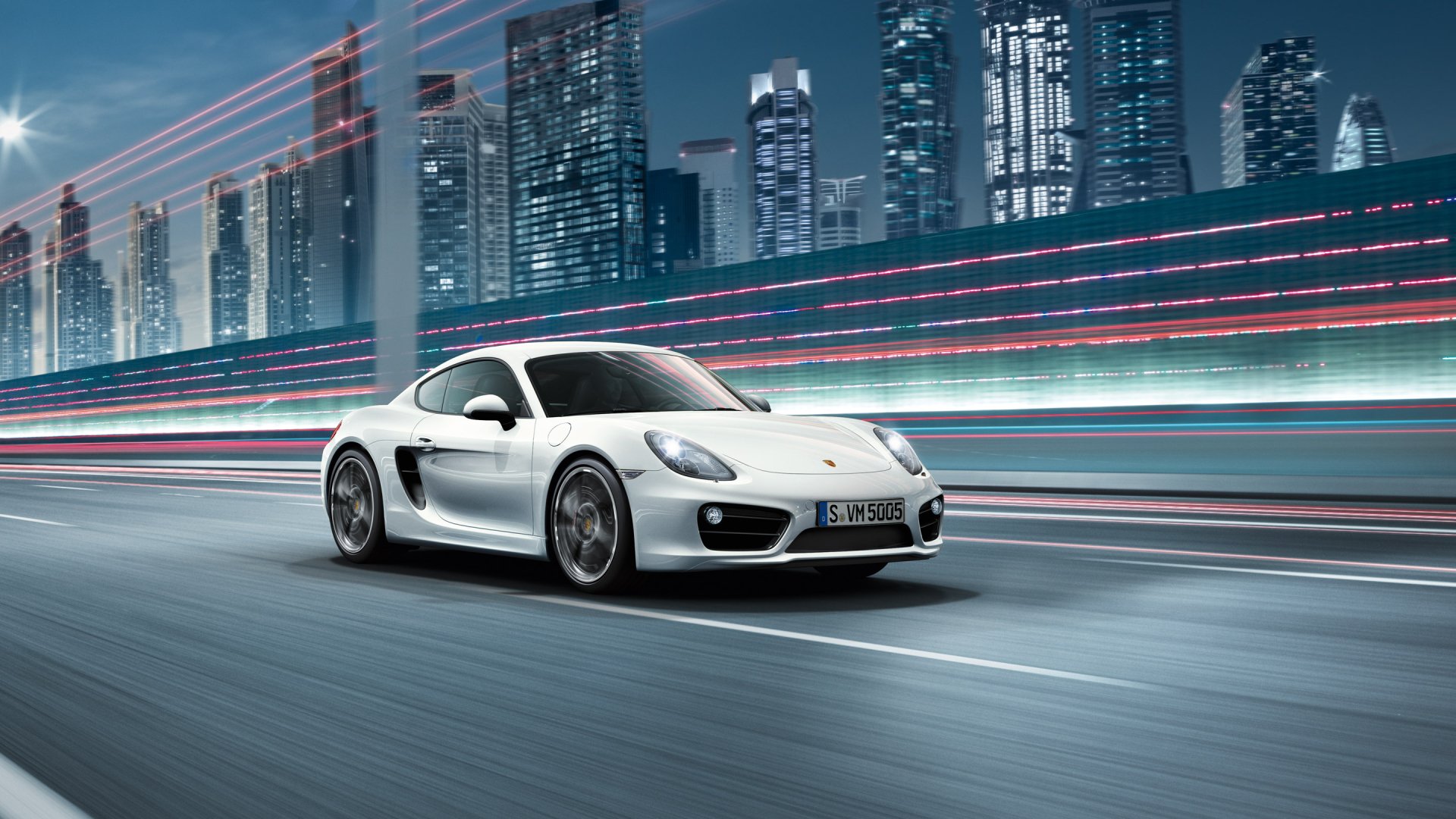 Download White Car Car Porsche Porsche Cayman Vehicle Porsche Cayman S ...