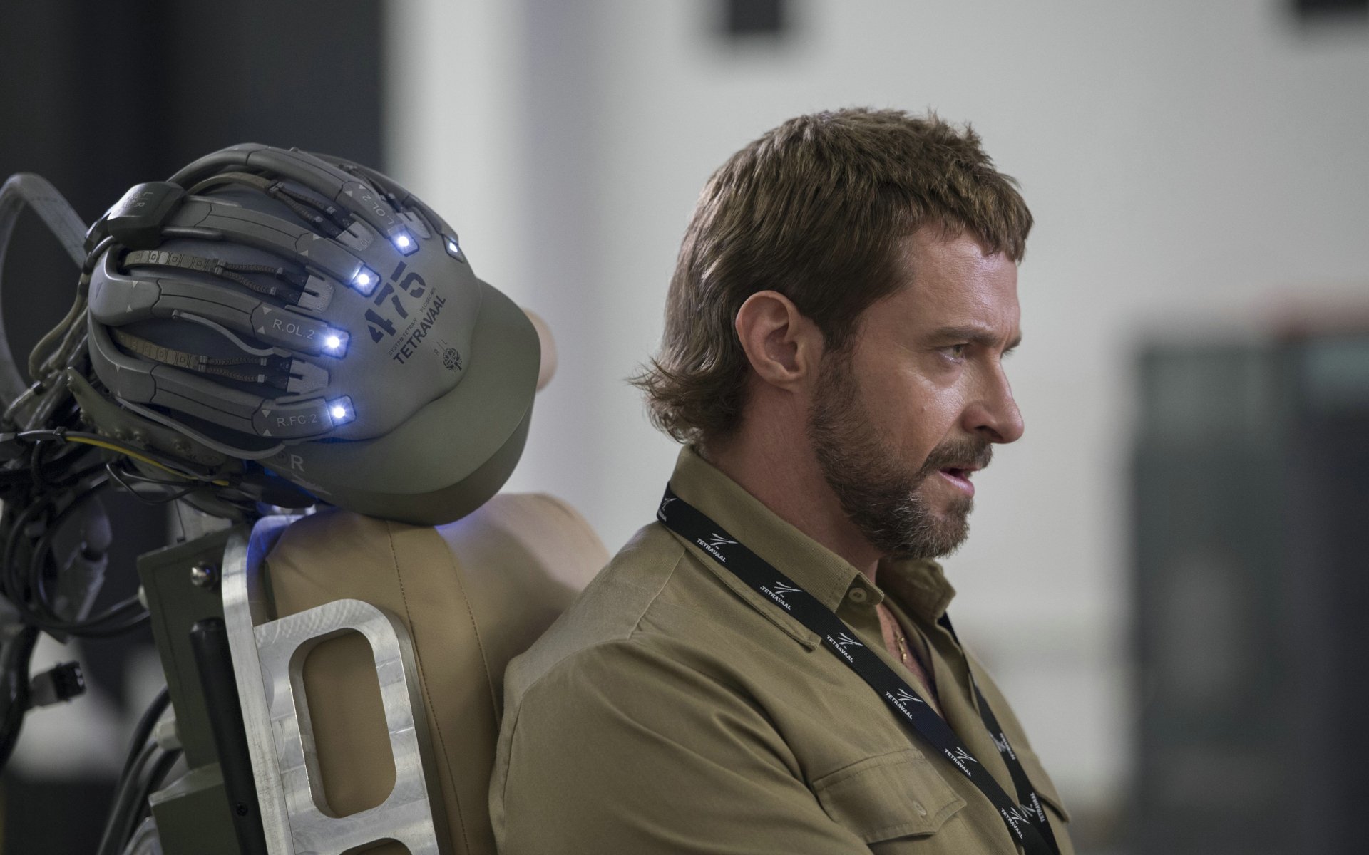 Download Hugh Jackman Vincent Moore Movie Chappie HD Wallpaper