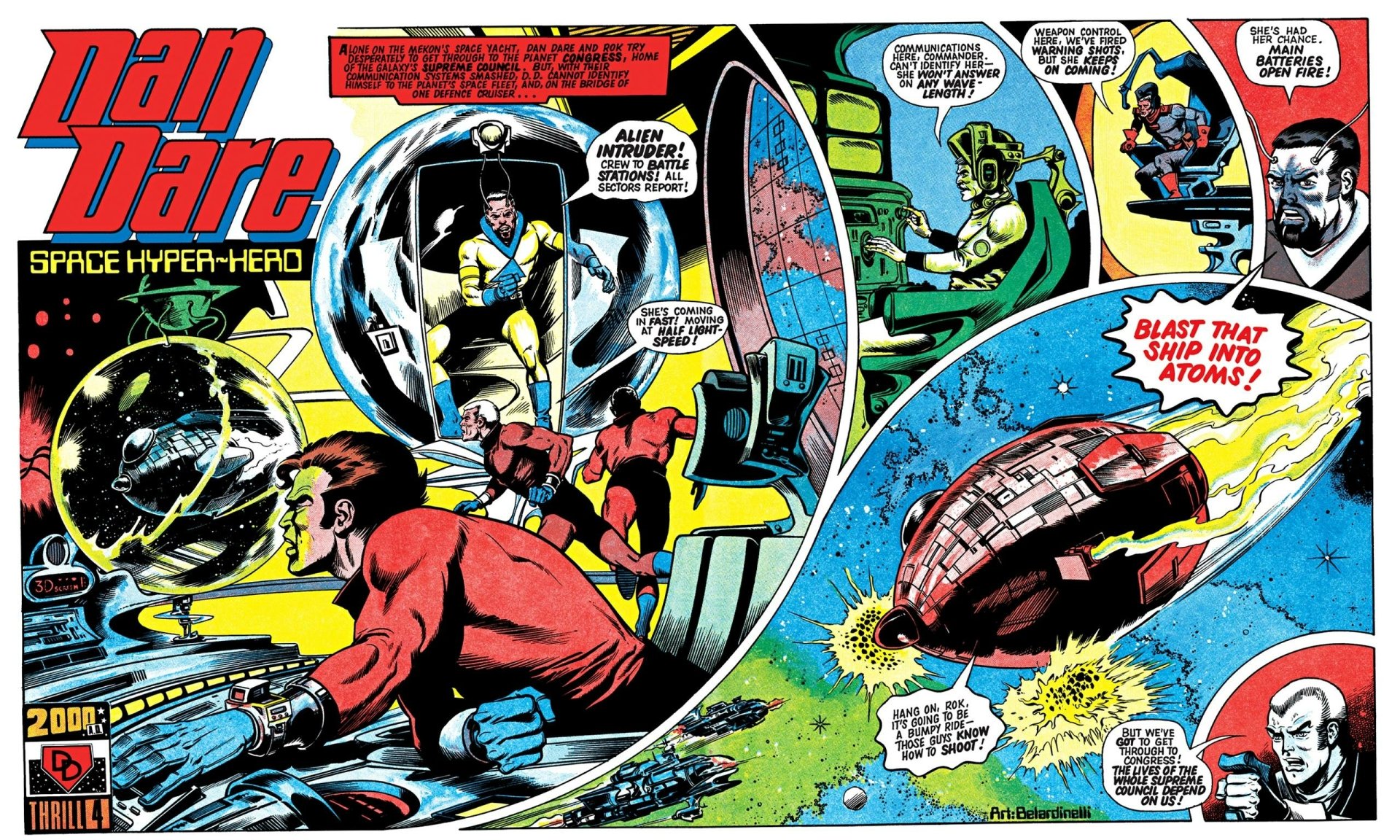 Download Dan Dare Comic 2000 AD HD Wallpaper