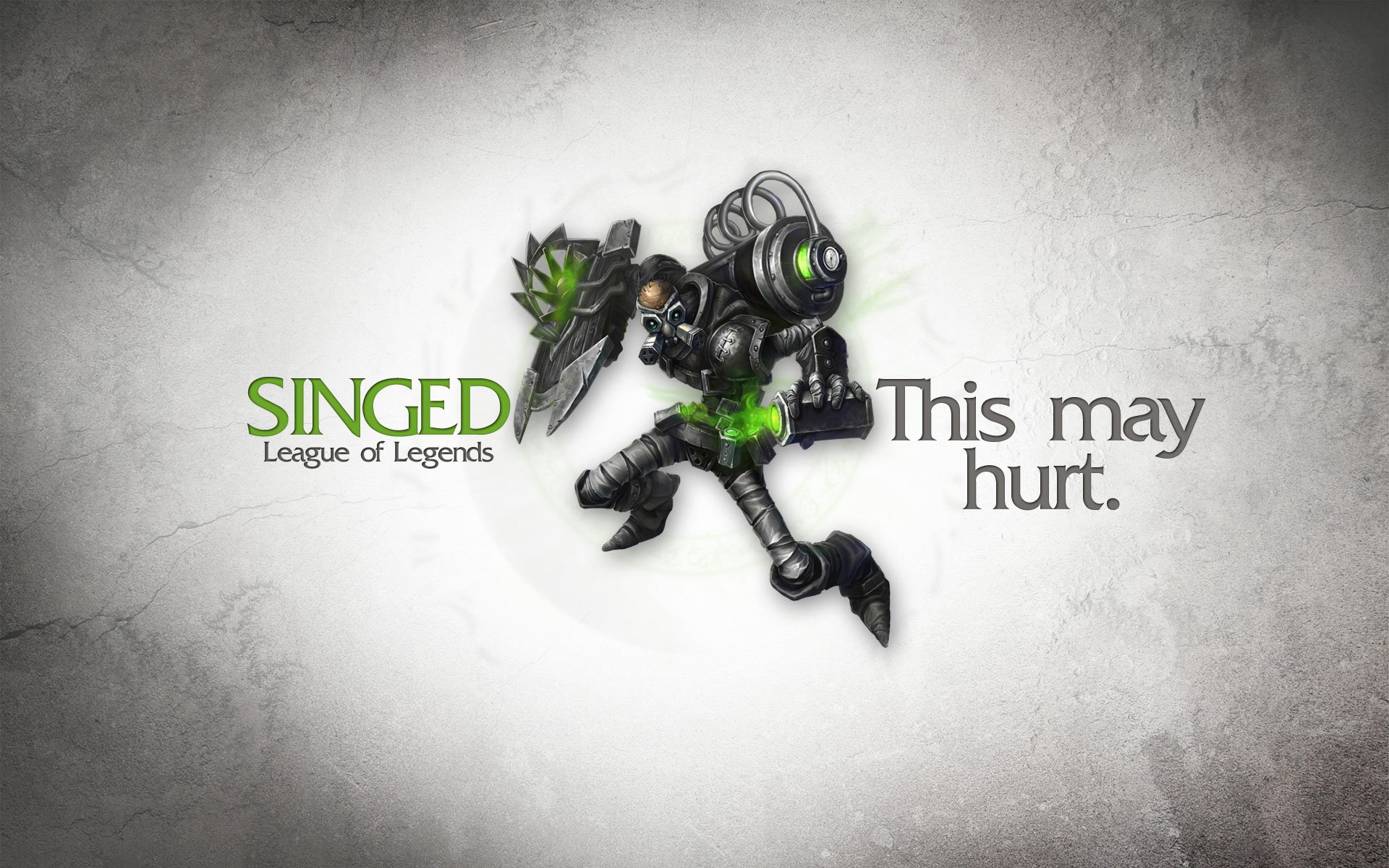 Download Singed (League Of Legends) Video Game League Of Legends HD Wallpaper by deSess