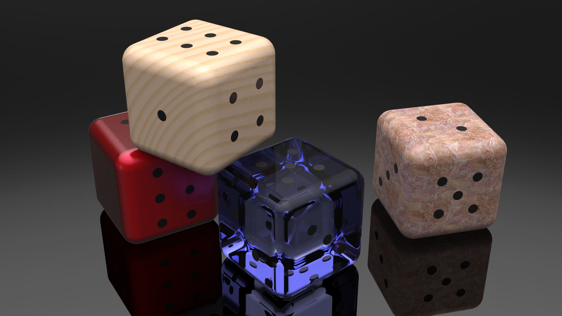 Download Man Made Dice HD Wallpaper