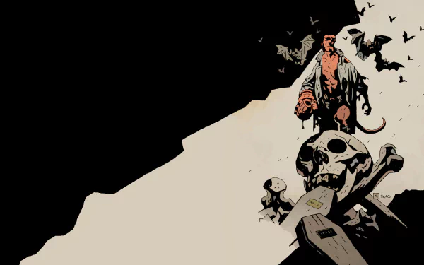 Download Comic Hellboy HD Wallpaper