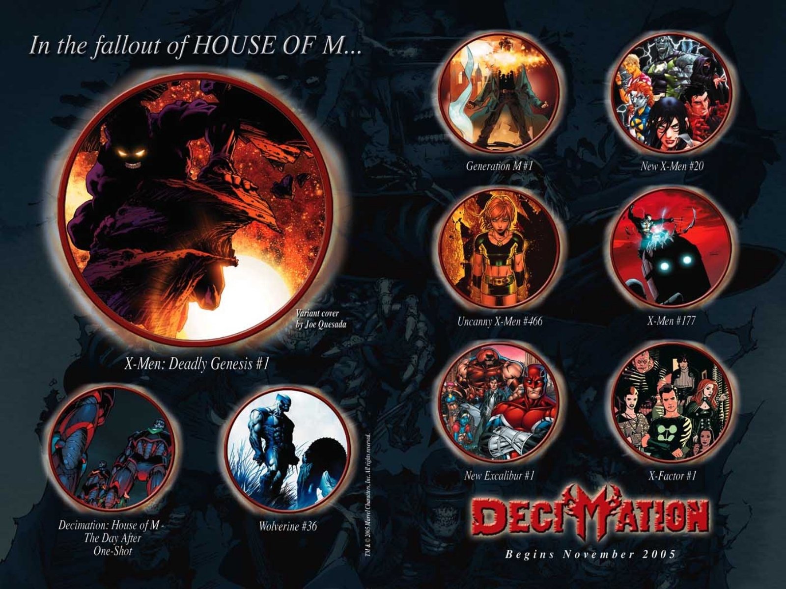 Comics Decimation Wallpaper