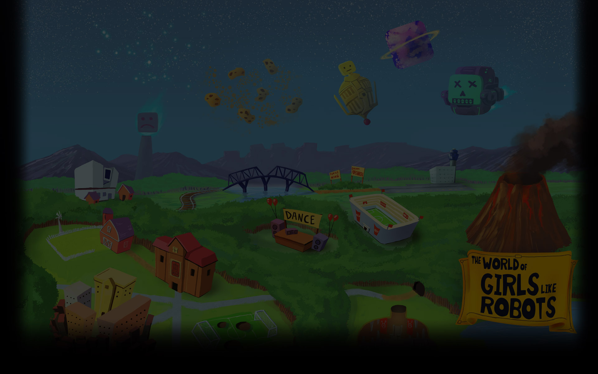 Girls Like Robots HD Wallpaper