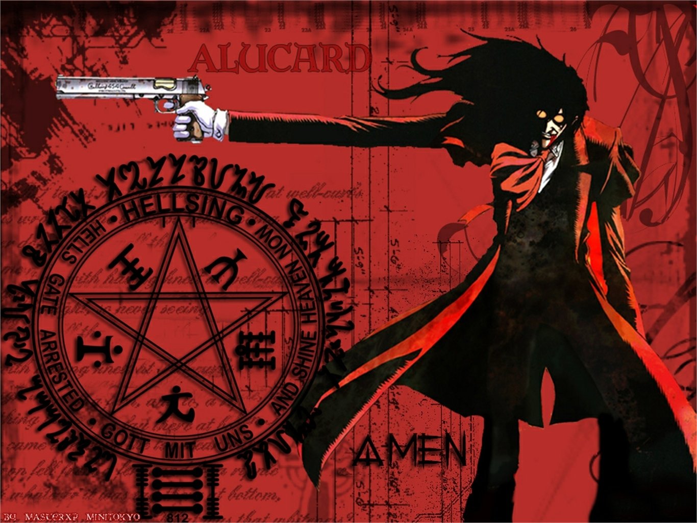 Hellsing Anime HD Wallpaper – Free Download Alucard Action Scene