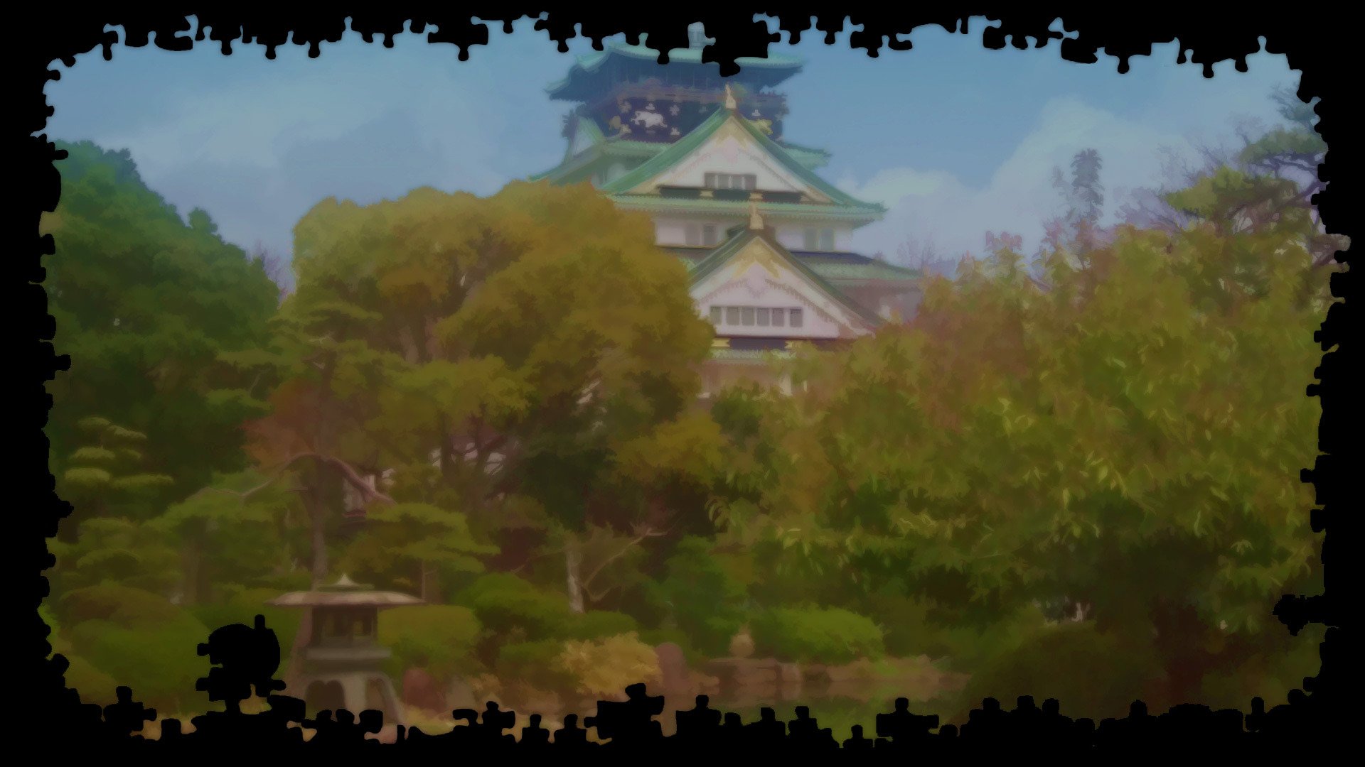 Video Game Pixel Puzzles: Japan HD Wallpaper