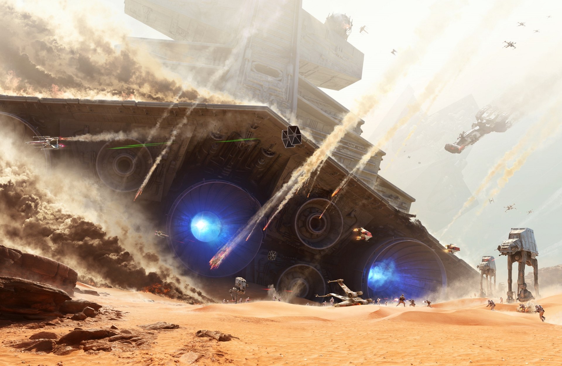 Star Wars Battlefront 4K Ultra HD Wallpaper by Aracnify