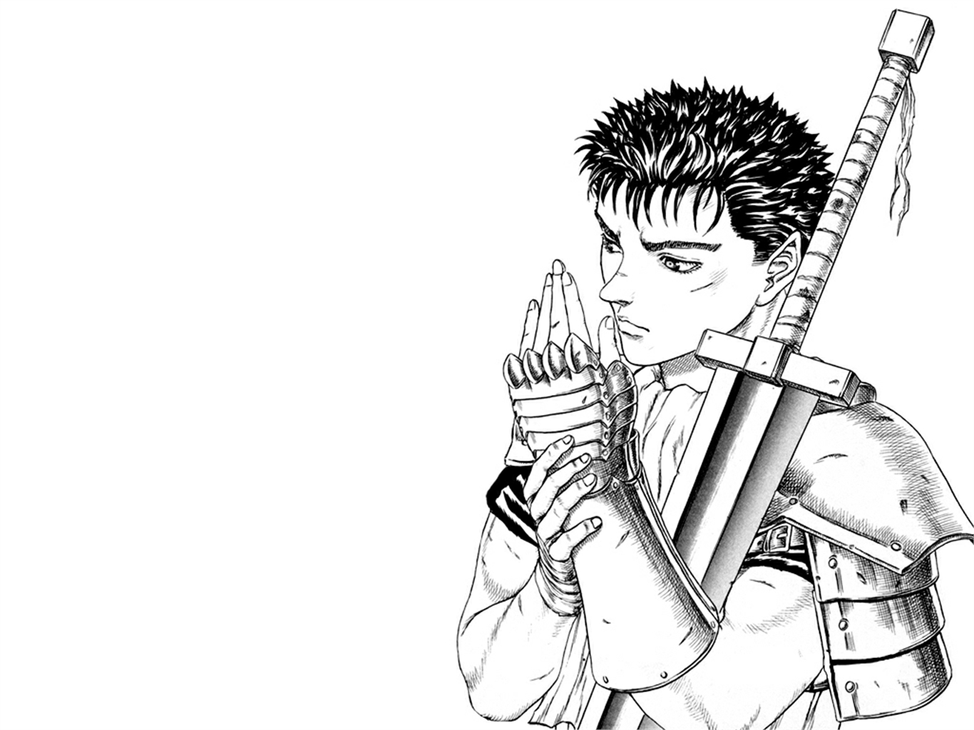 Guts of Berserk: Iconic Anime Warrior HD Wallpaper