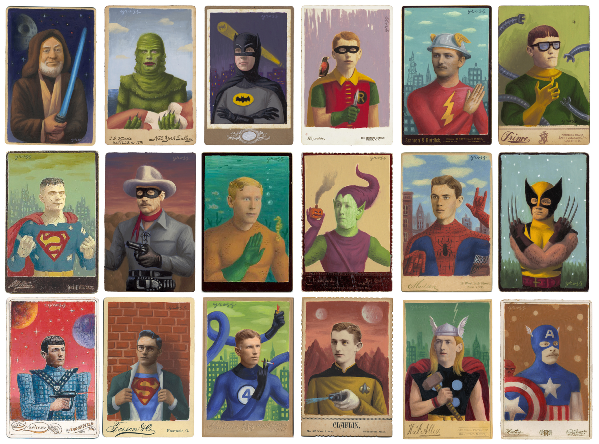 Comic Collage: A Vibrant HD Wallpaper of Iconic Heroes