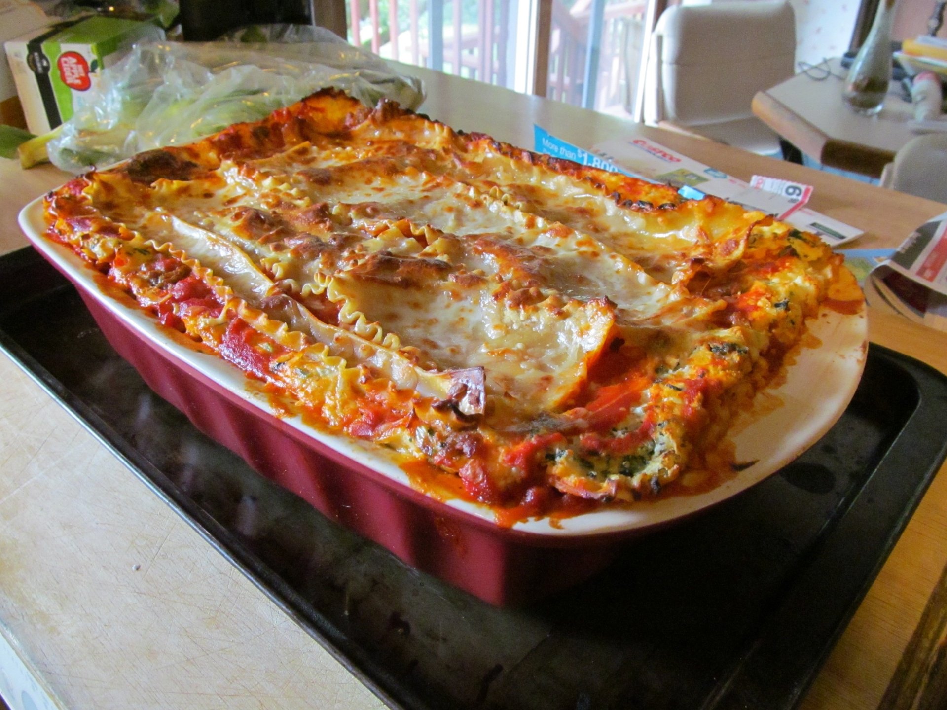 Delicious HD Lasagna Feast: A Perfectly Baked Italian Meal Experience