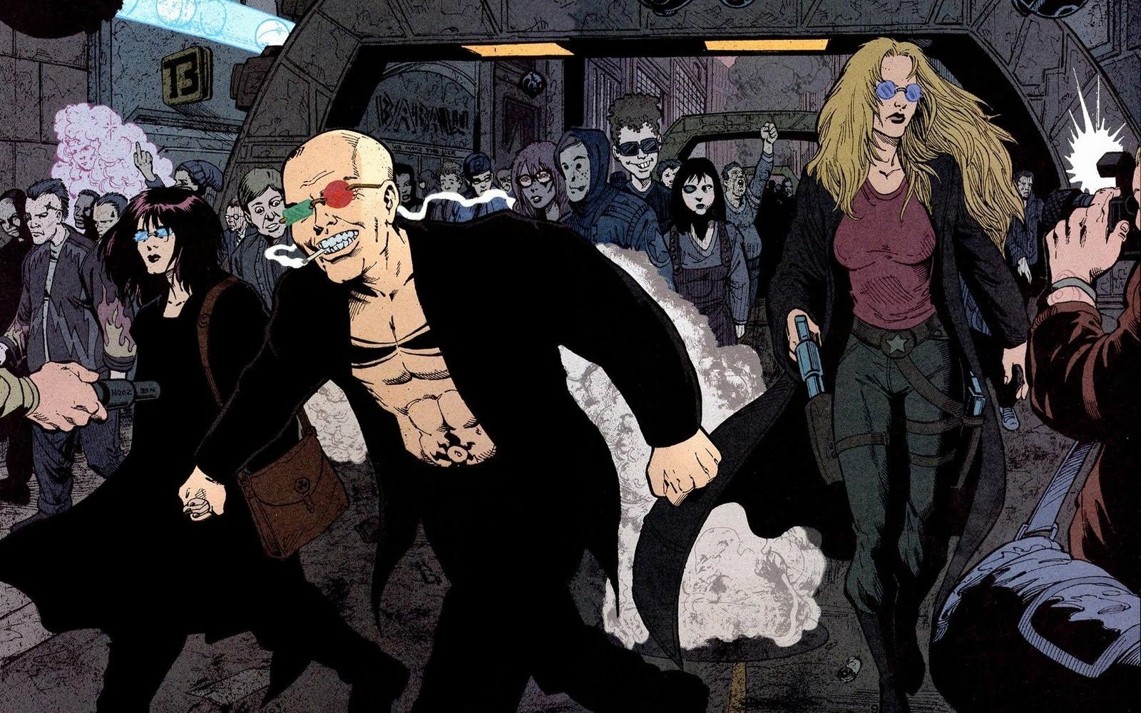 Download Spider Jerusalem Comic Transmetropolitan Wallpaper
