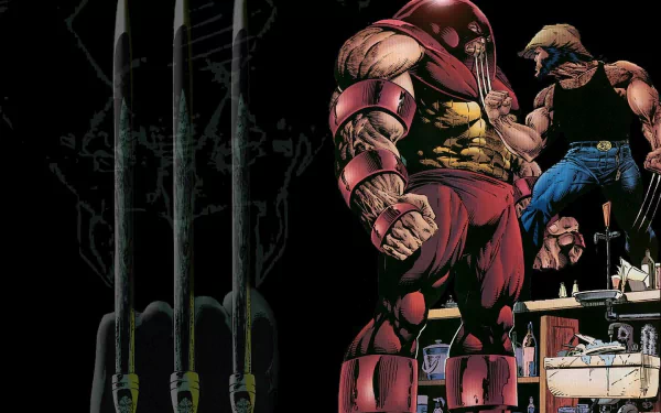 Juggernaut Unleashed: Marvel Comic HD Wallpaper