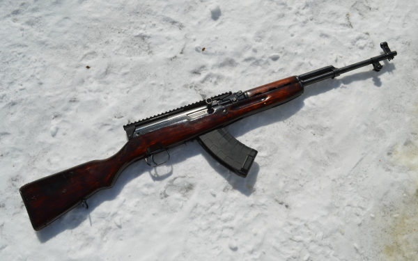 SKS Rifle Wallpaper and Background Image | 2423x963